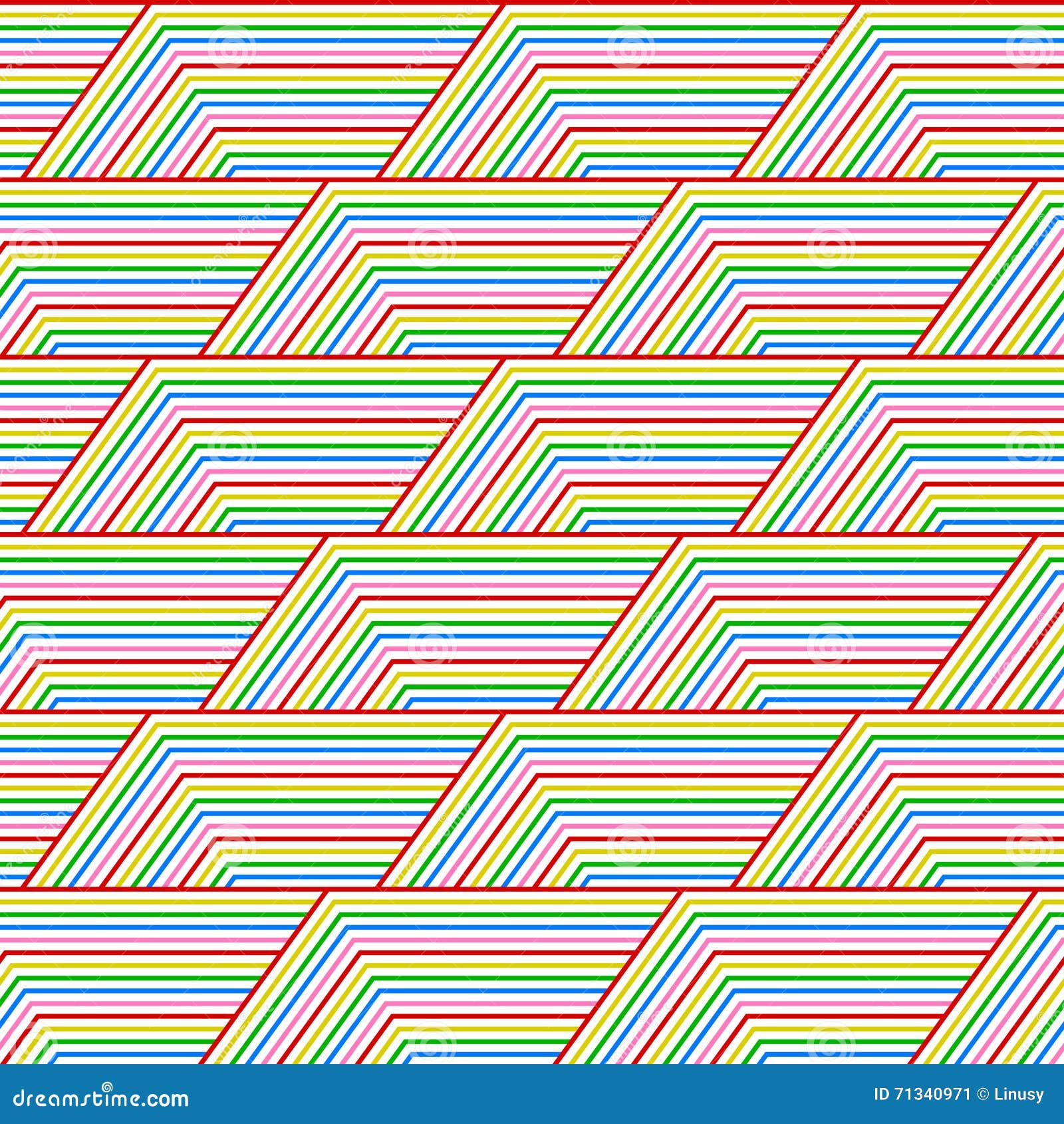 Farbige Linien Muster vektor abbildung. Illustration von standort ...