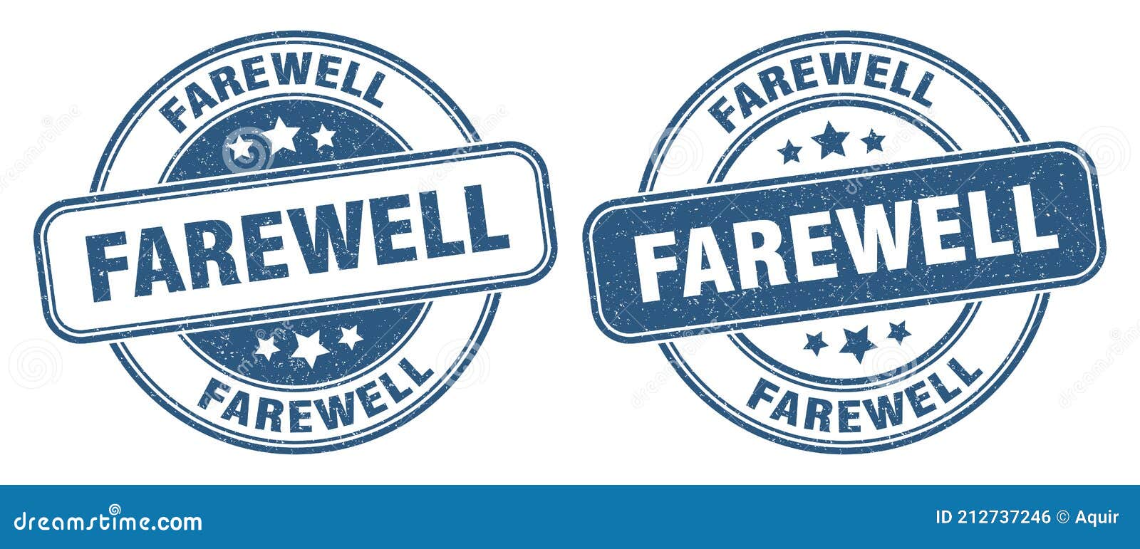 Farewell Stamp. Farewell Label On Transparent Background. Round Sign ...