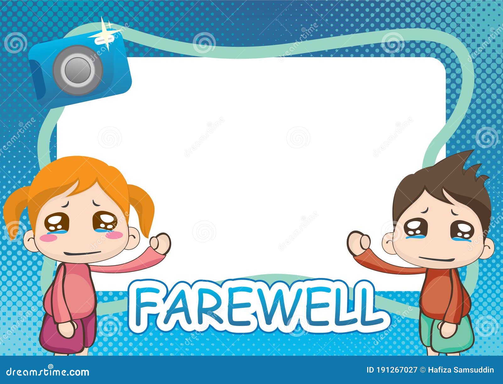 Farewell. Vector Illustration Decorative Design Stock Vector ...