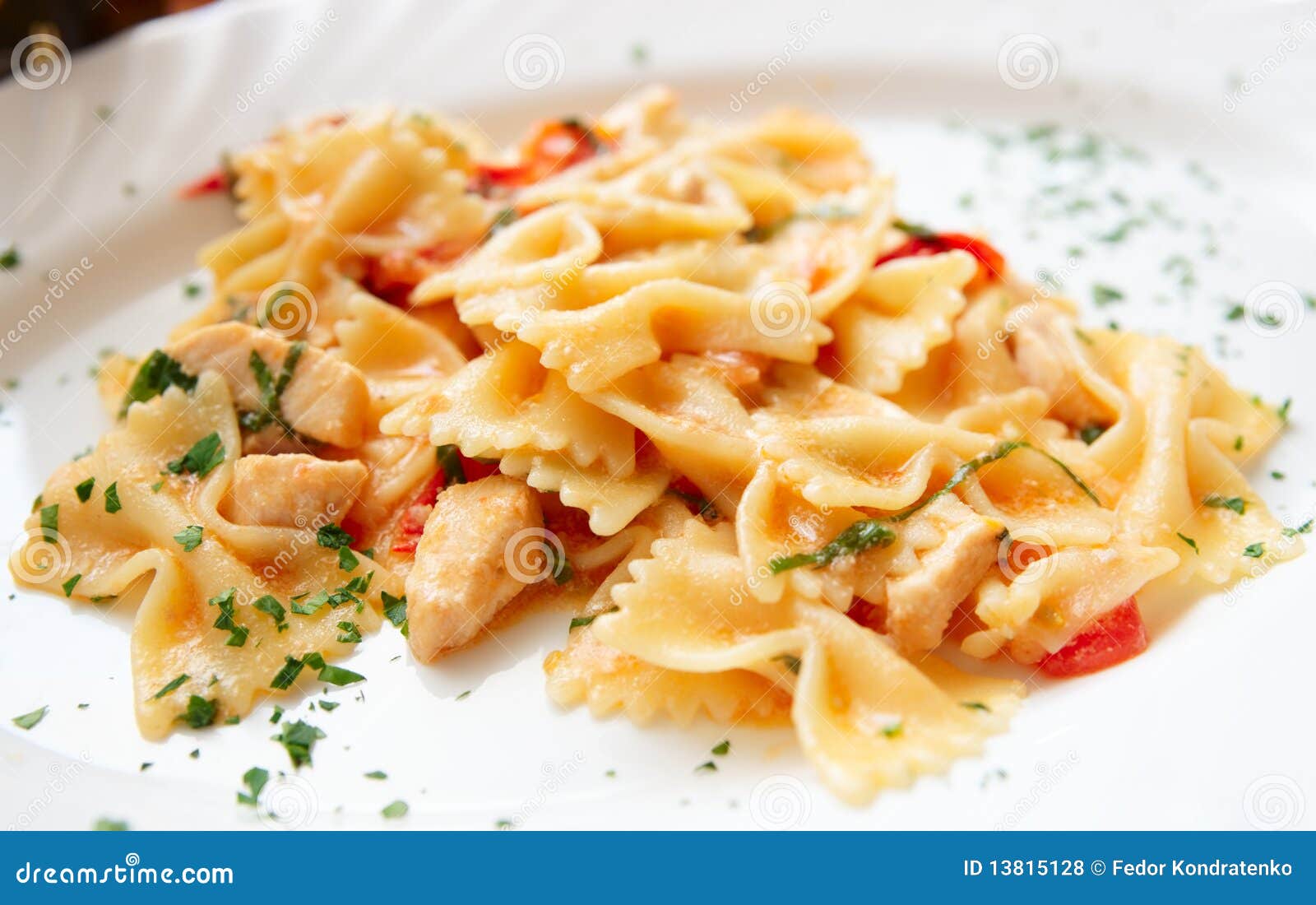 Farfalle pasta stock photo. Image of mediterranean, farfalle - 13815128