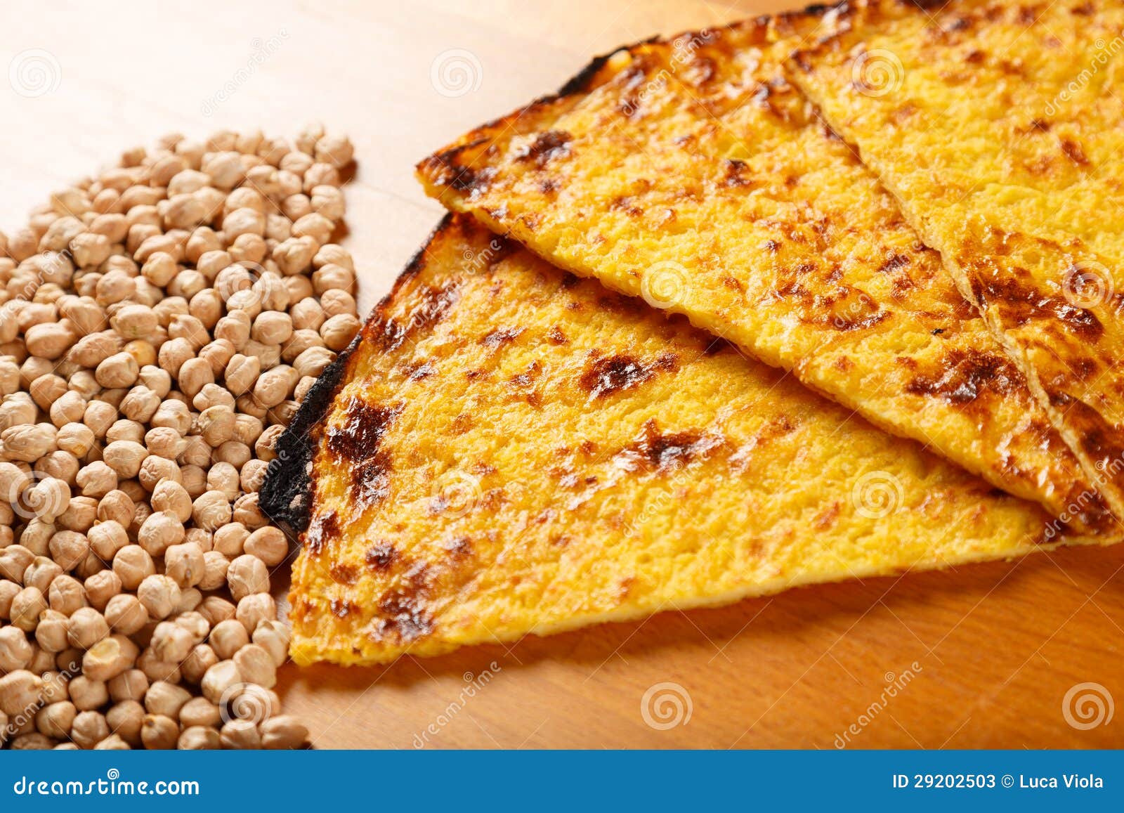 Farinata italiano immagine stock. Immagine di cuoco, miscela - 29202503