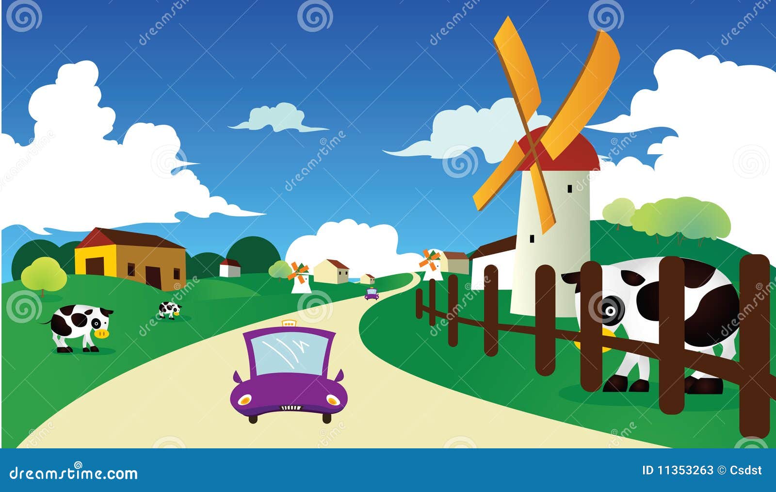 Cow Lane Stock Illustrations – 19 Cow Lane Stock Illustrations, Vectors ...