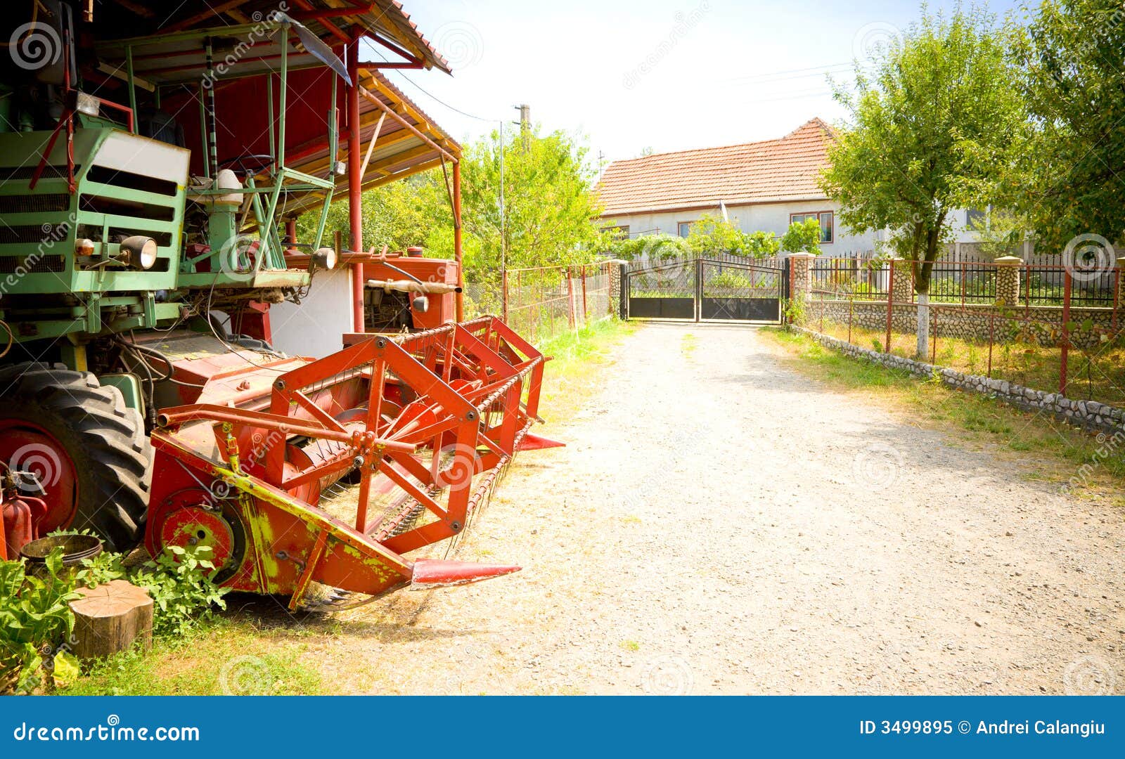 Farm stock image. Image of tool, harvest, mechanized, machine - 3499895