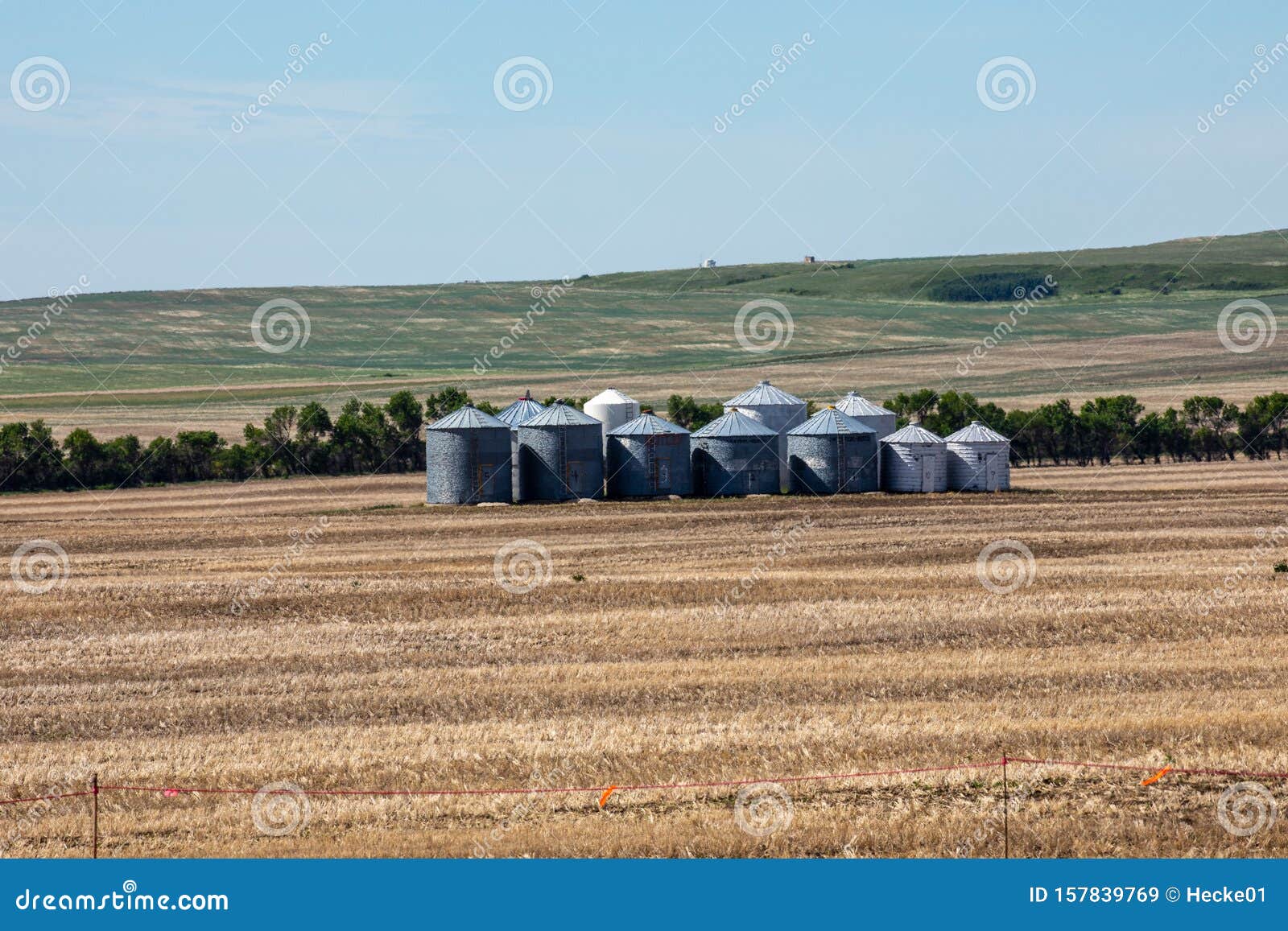 Farm and Agriculture in Alberta Canada Stock Image - Image of house ...