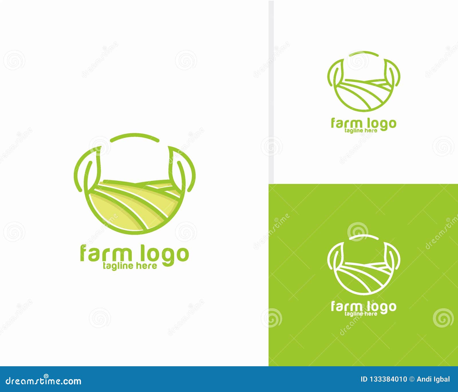 Abstract Farm Logo Design Concept, Agriculture Logo Template Stock ...
