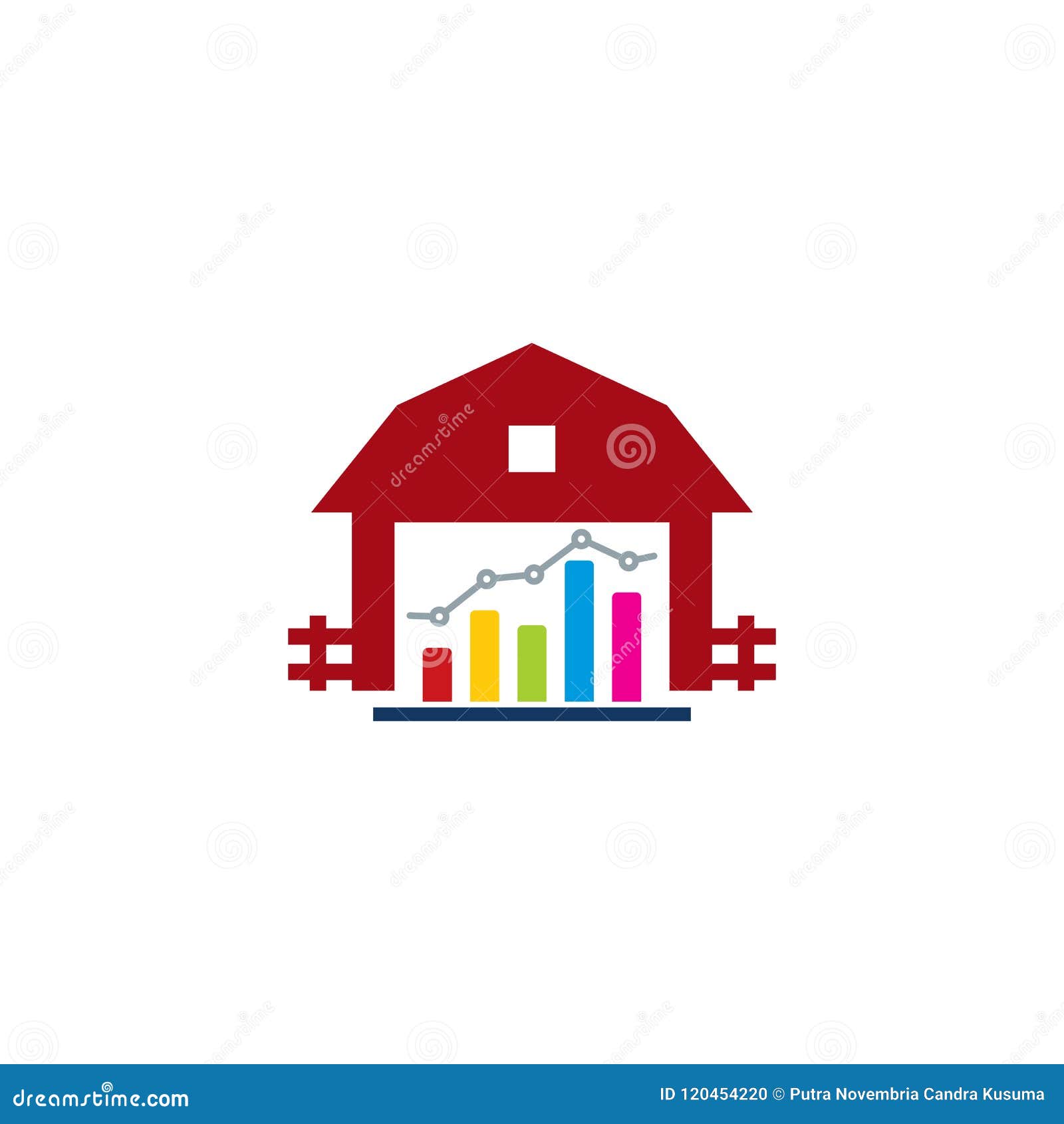 Farm Analytic Logo Icon Design Stock Vector - Illustration of harvest ...