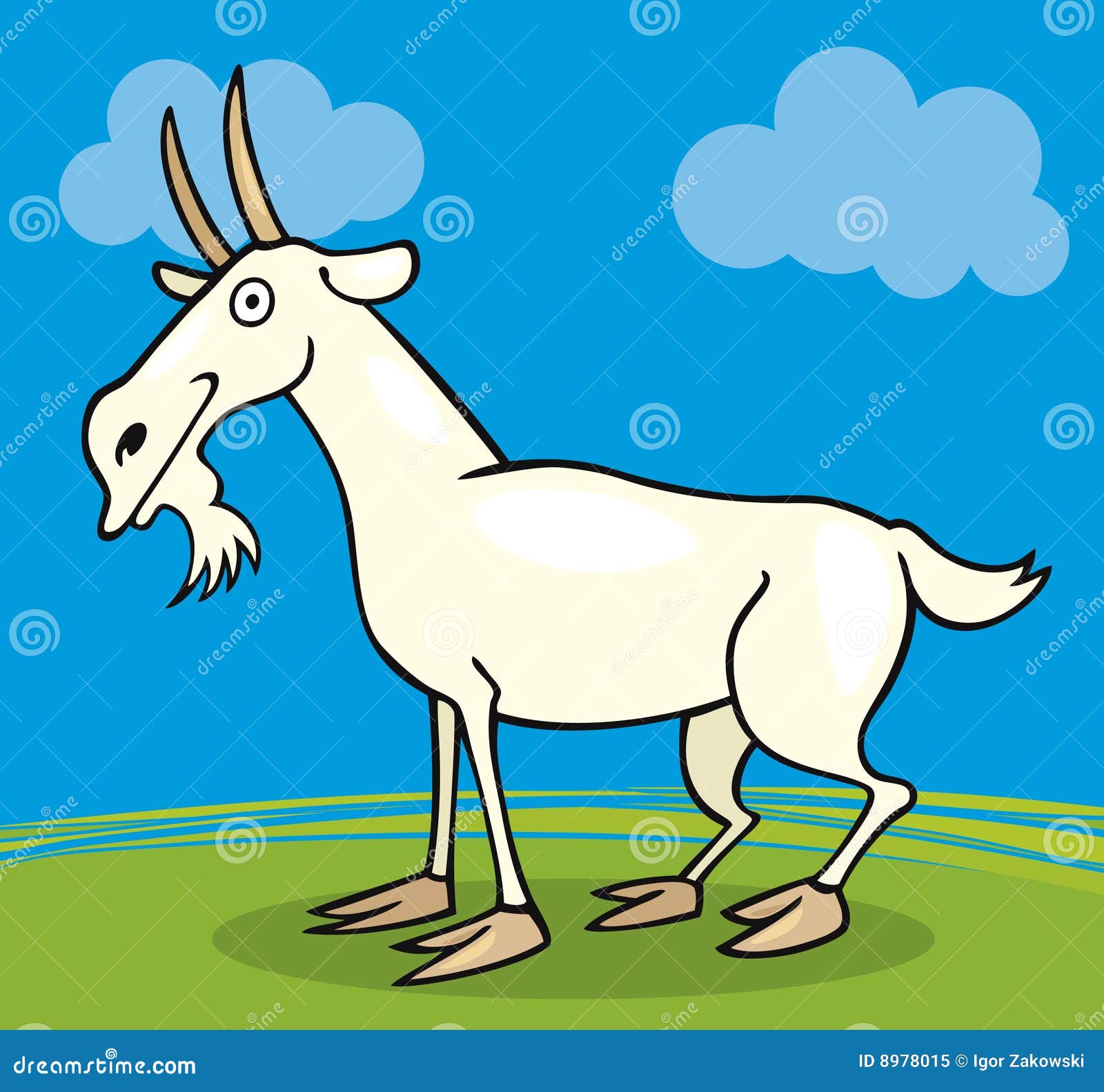 Goat Smiling Bookworm Zoo Character Wearing Glasses And Reading A Book ... Goat Smiling Bookworm Zoo Character Wearing Glasses And Reading A Book ...