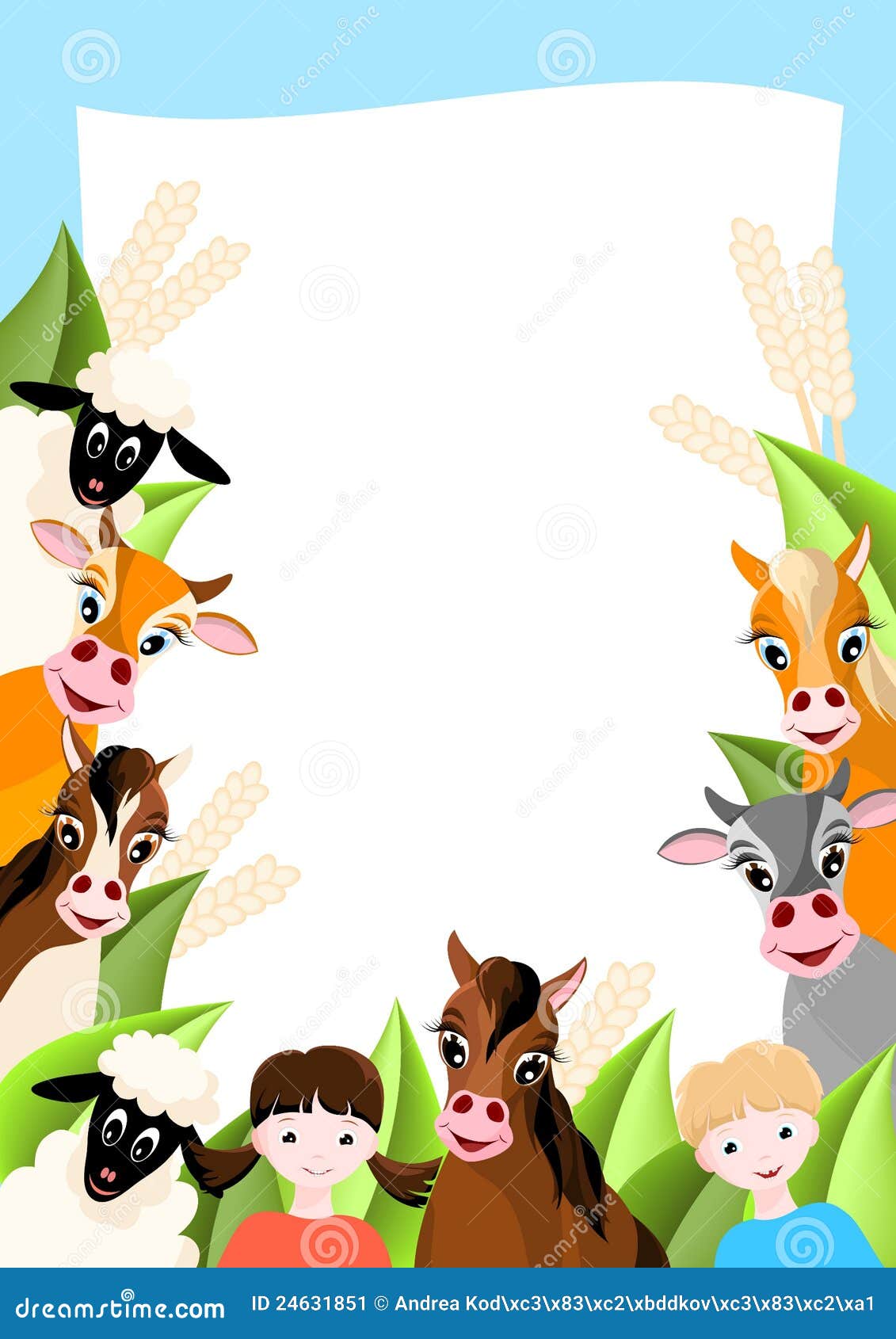 Farm Animals Background