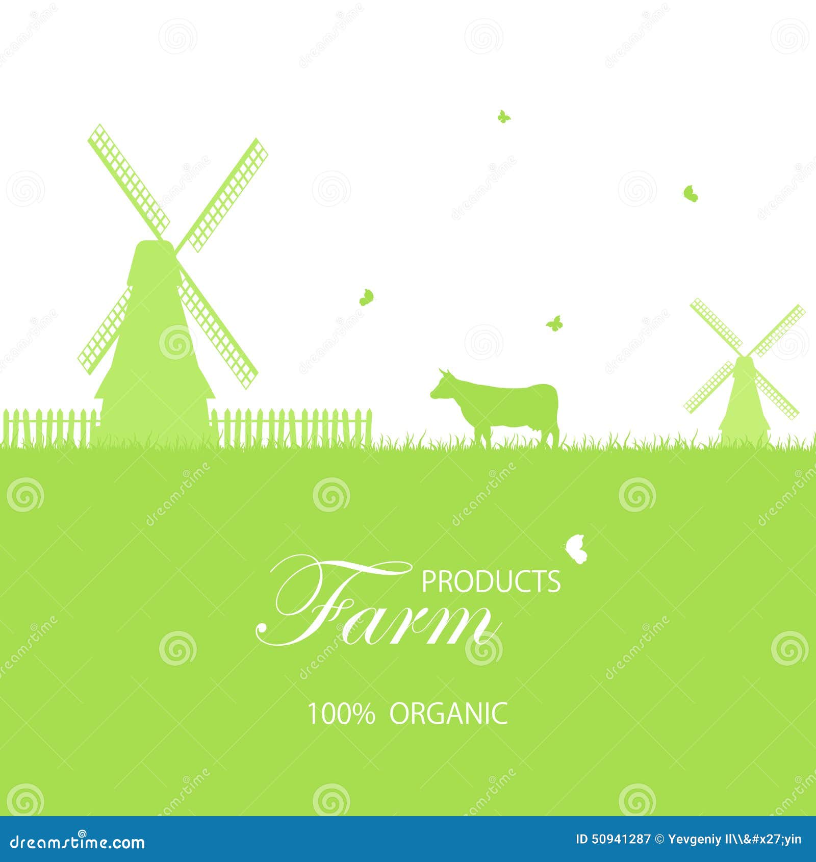 Farm background stock vector. Illustration of summer - 50941287