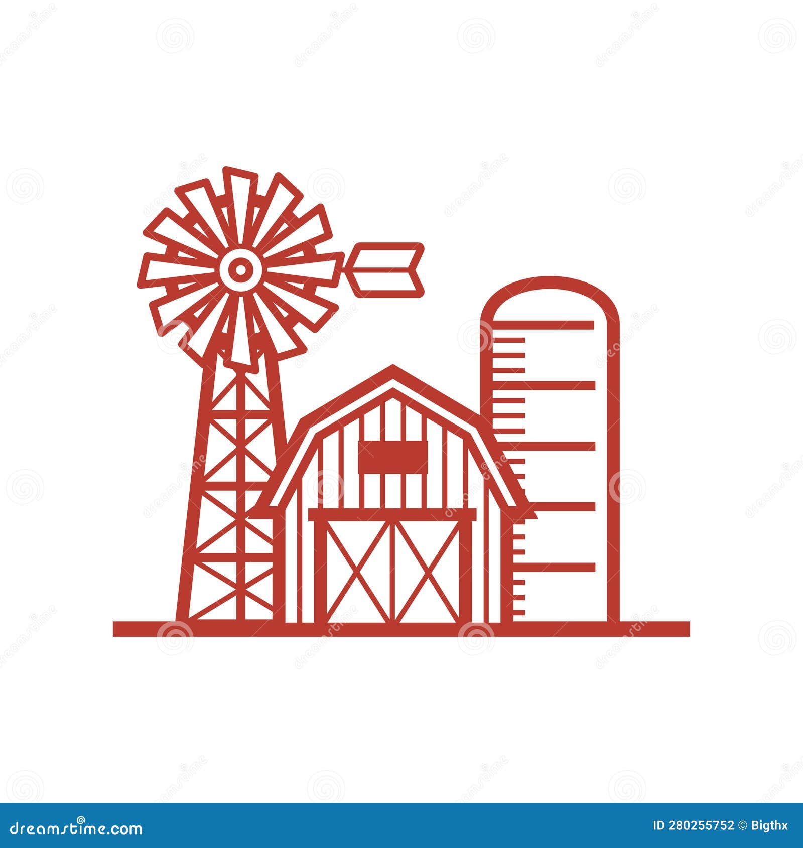 Villas Outline Map Cartoon Vector | CartoonDealer.com #357258021