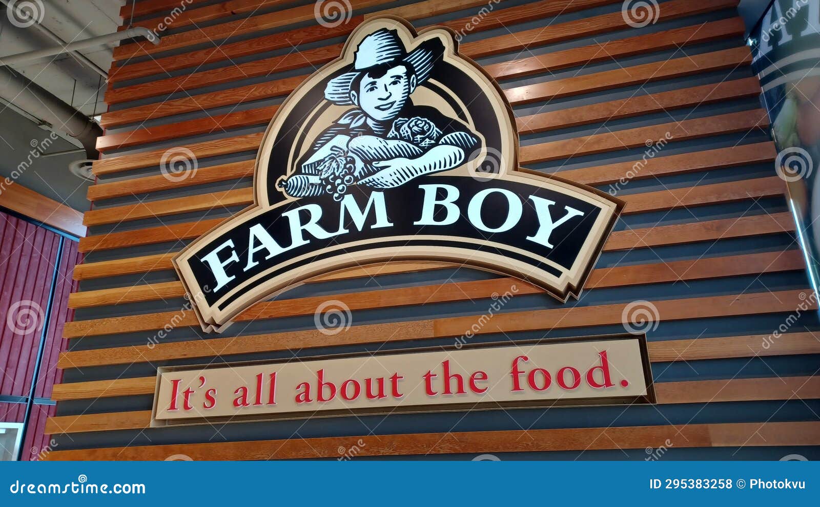 Farm Boy retail store logo editorial stock photo. Image of close ...