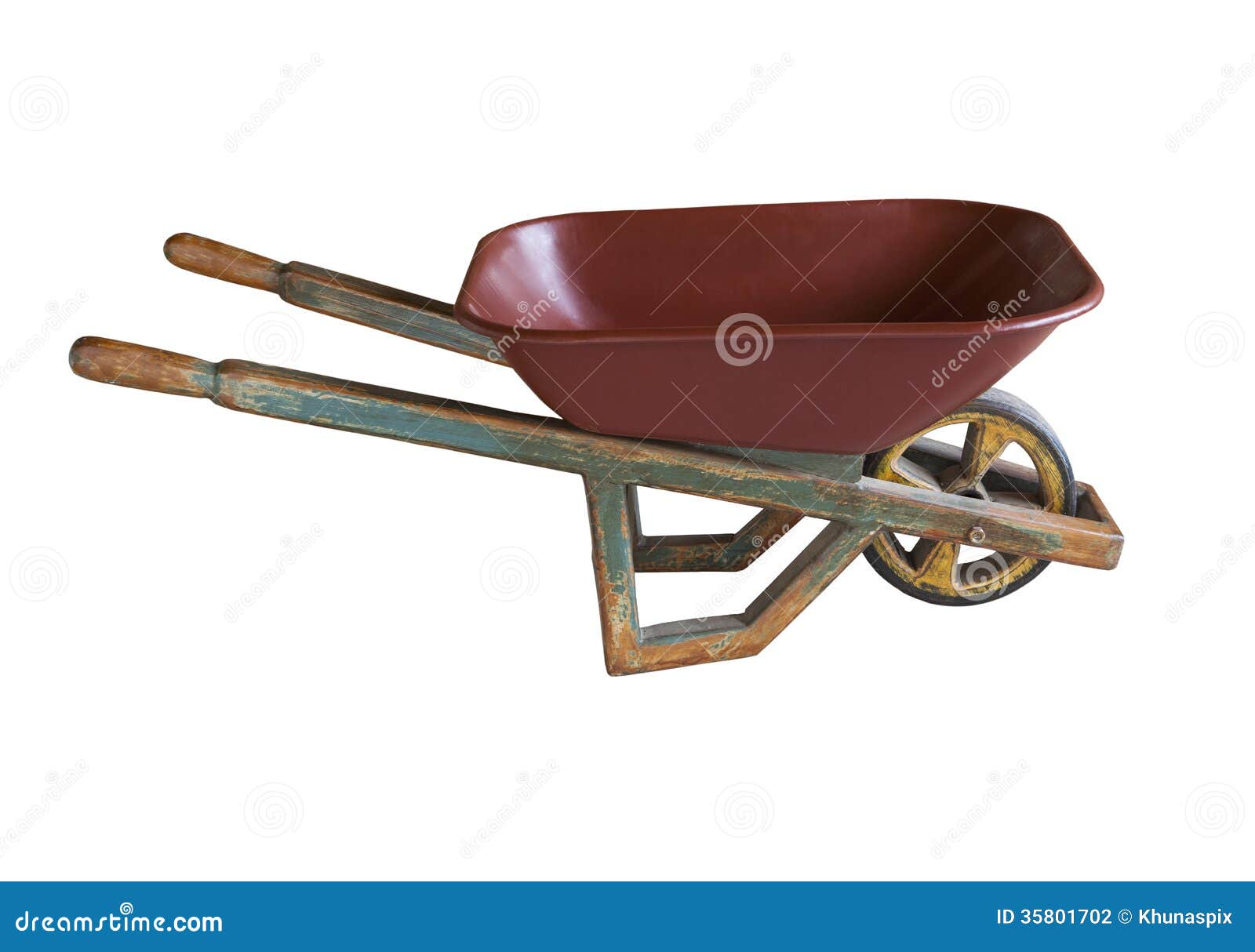 Farm Cart Isolated White Background Stock Photo - Image of farming ...