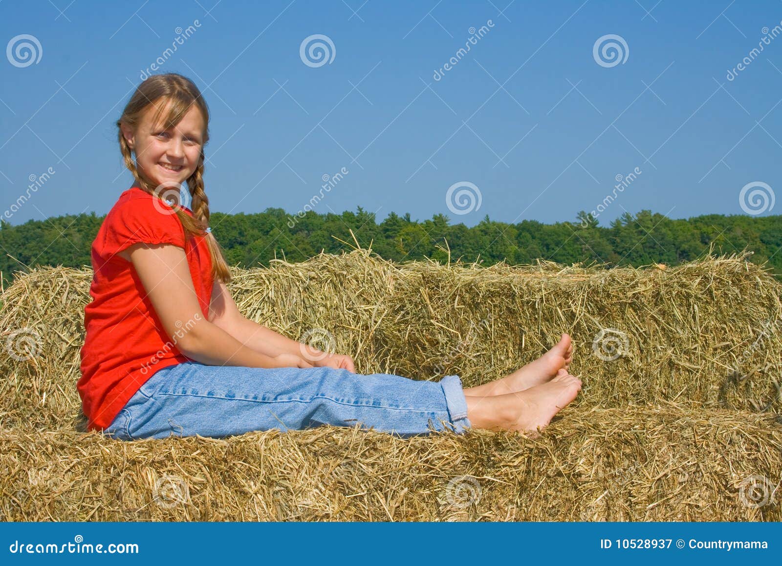 Farm child. stock image. Image of glad, bright, grinning - 10528937