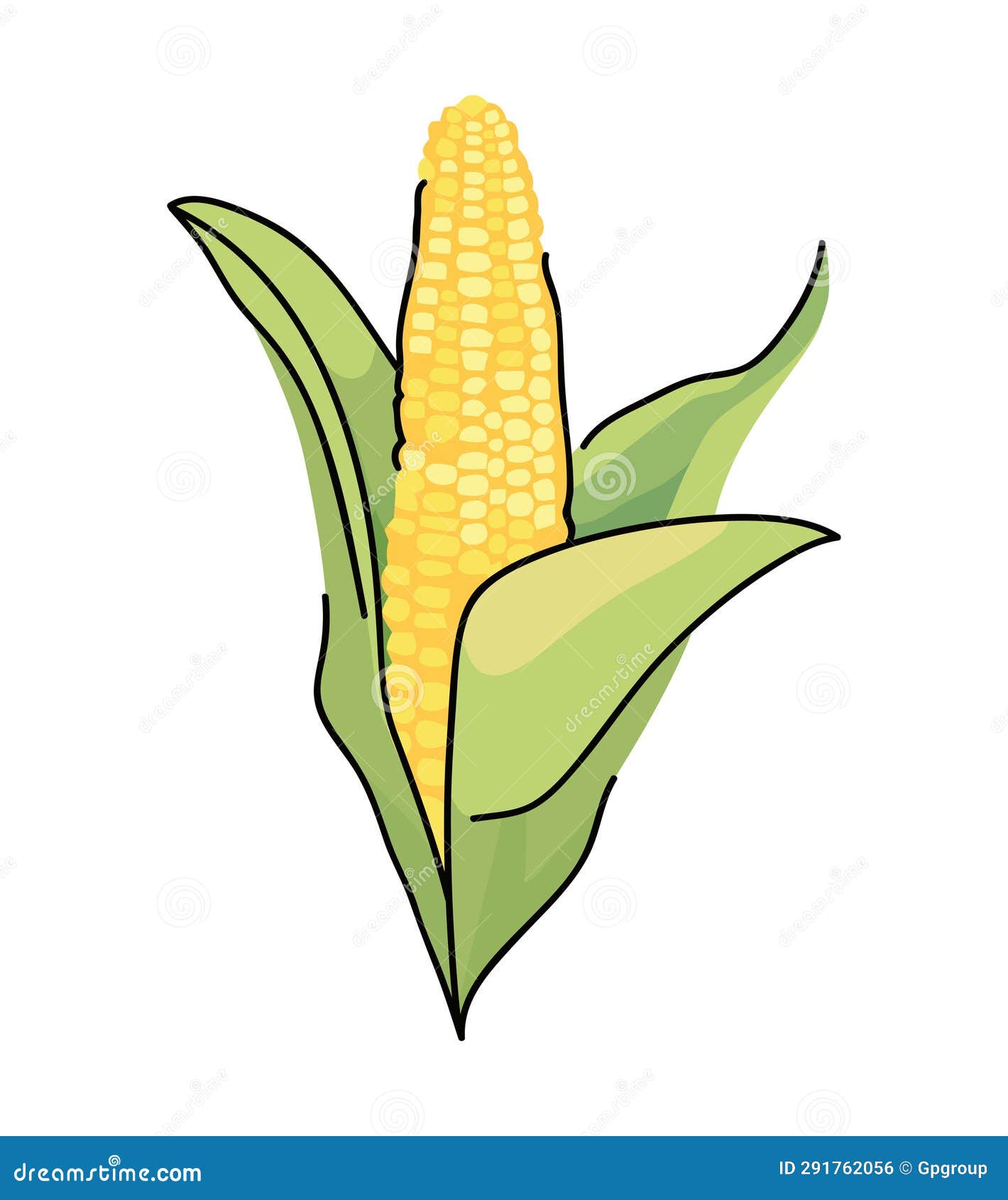 Farm corn design stock illustration. Illustration of corn - 291762056