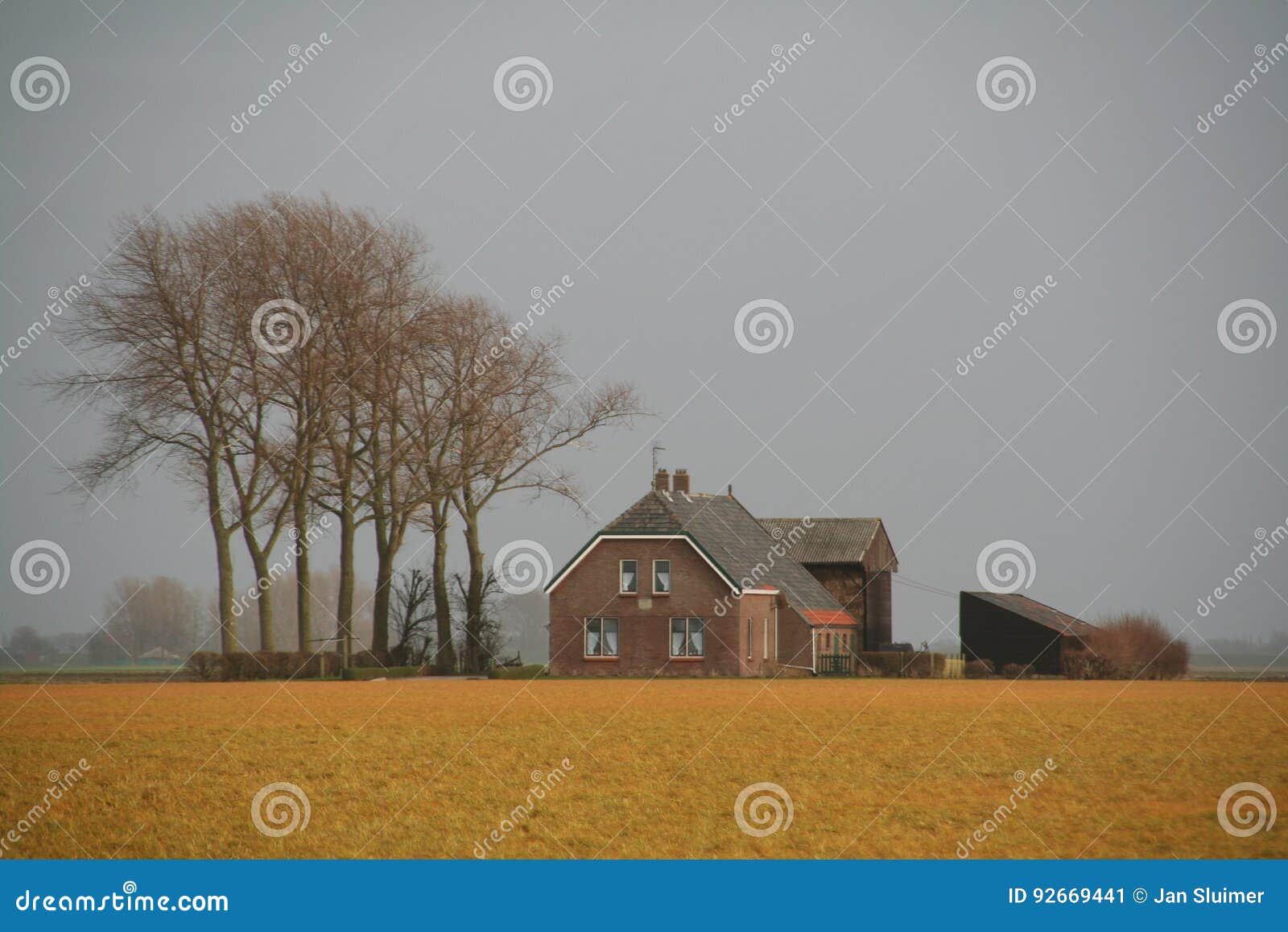 Farm at the Countryside in Spring. Stock Image - Image of countryside ...