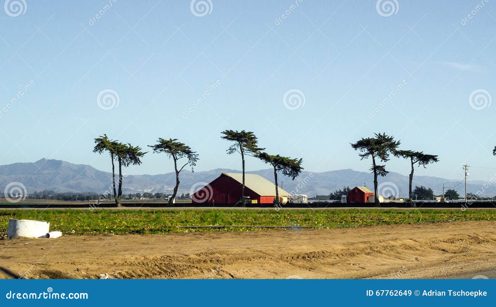 Farm in a desert stock image. Image of lonely, american - 67762649