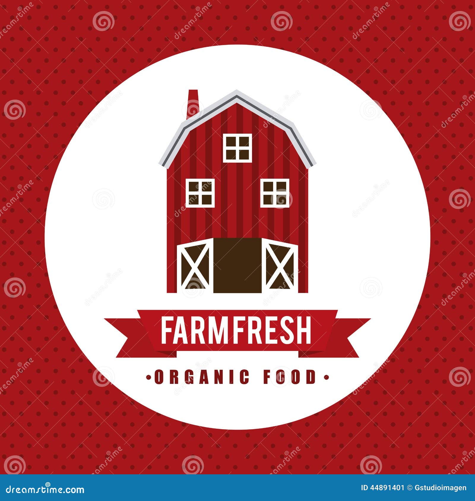 Farm design stock vector. Illustration of poster, natural - 44891401