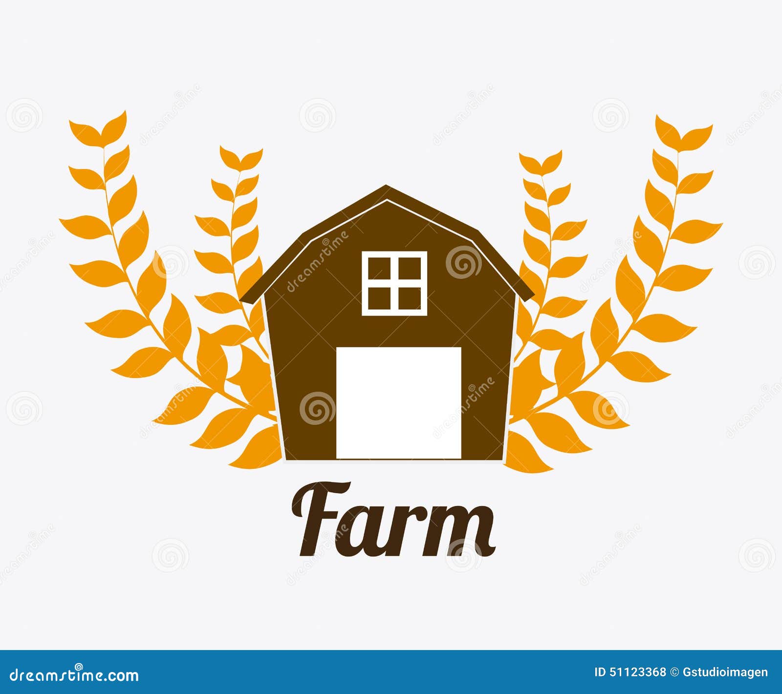 Farm Design, Vector Illustration. Stock Vector - Illustration of ...