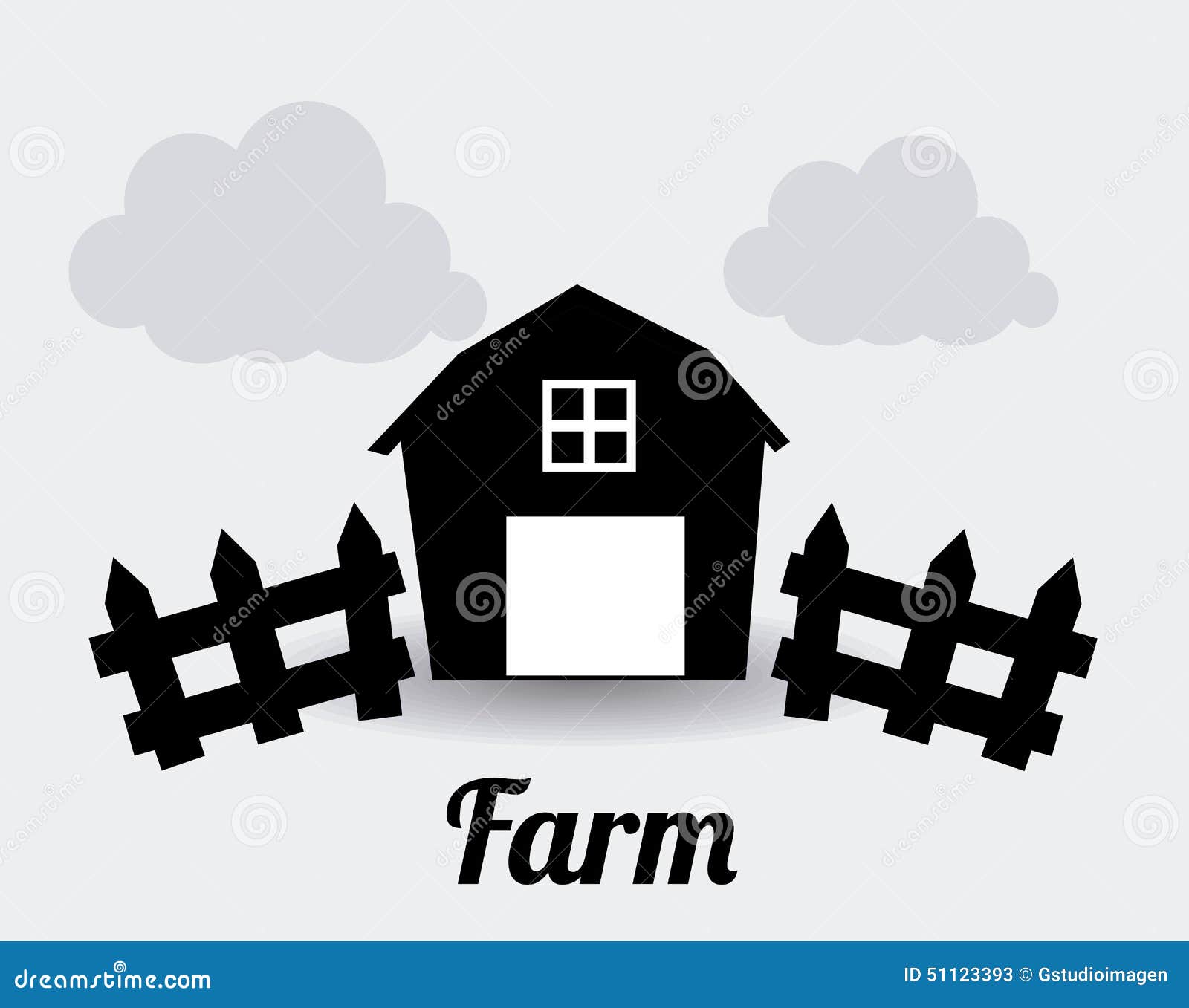 Farm Design, Vector Illustration. Stock Vector - Illustration of ...