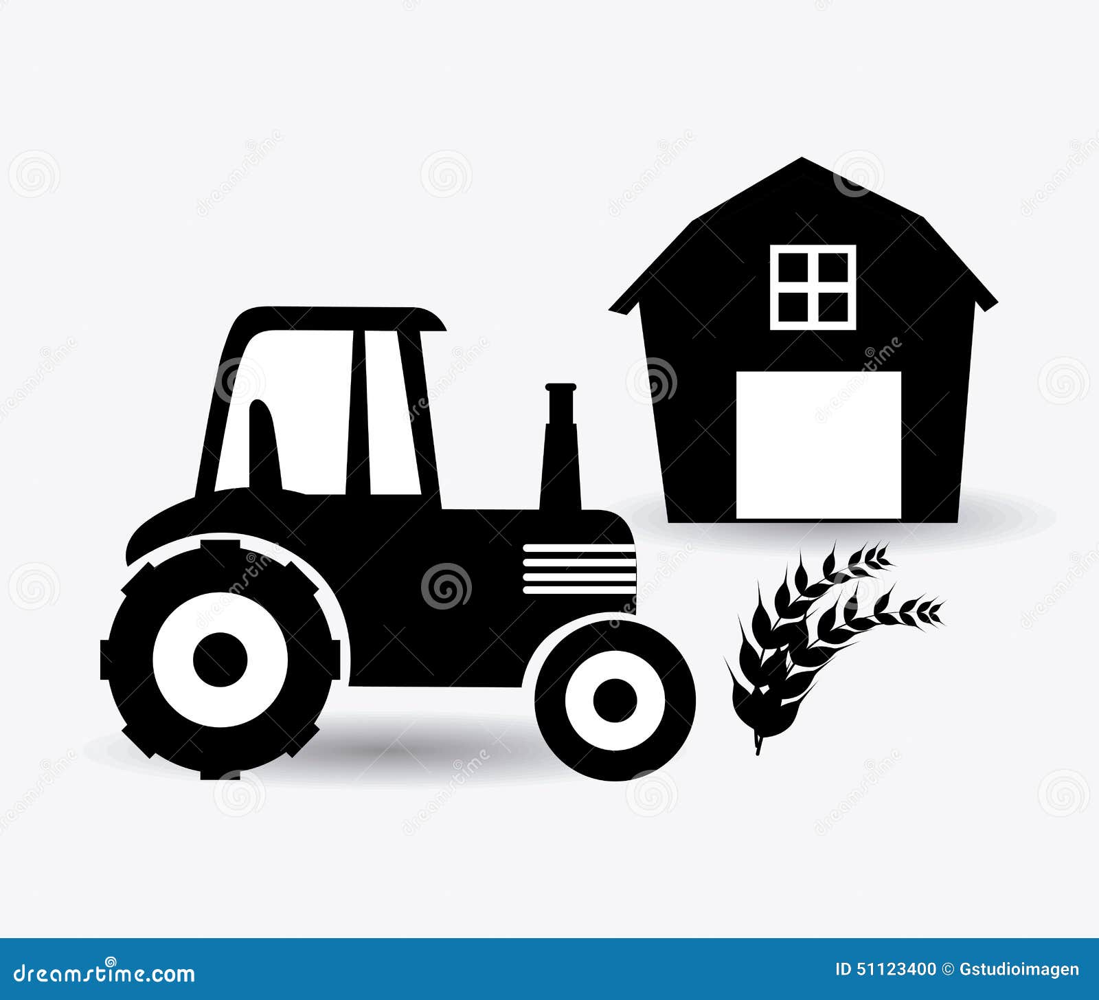 Farm Design, Vector Illustration. Stock Vector - Illustration of ...