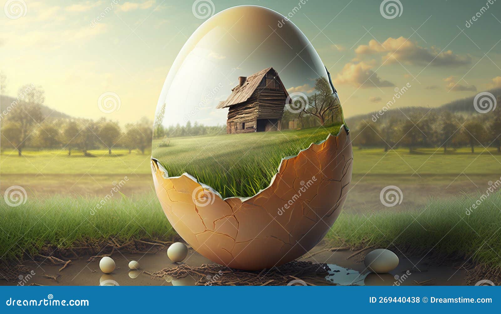 Farm Egg. Chicken Egg UI and UX Stock Illustration - Illustration of ...