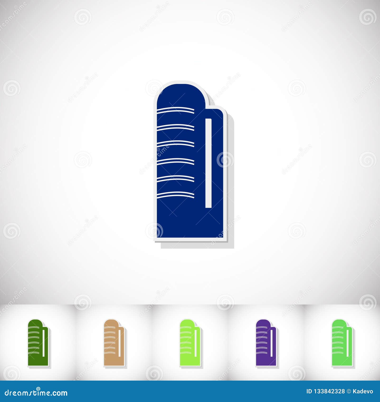 Farm Elevator. Flat Sticker with Shadow on White Background Stock ...