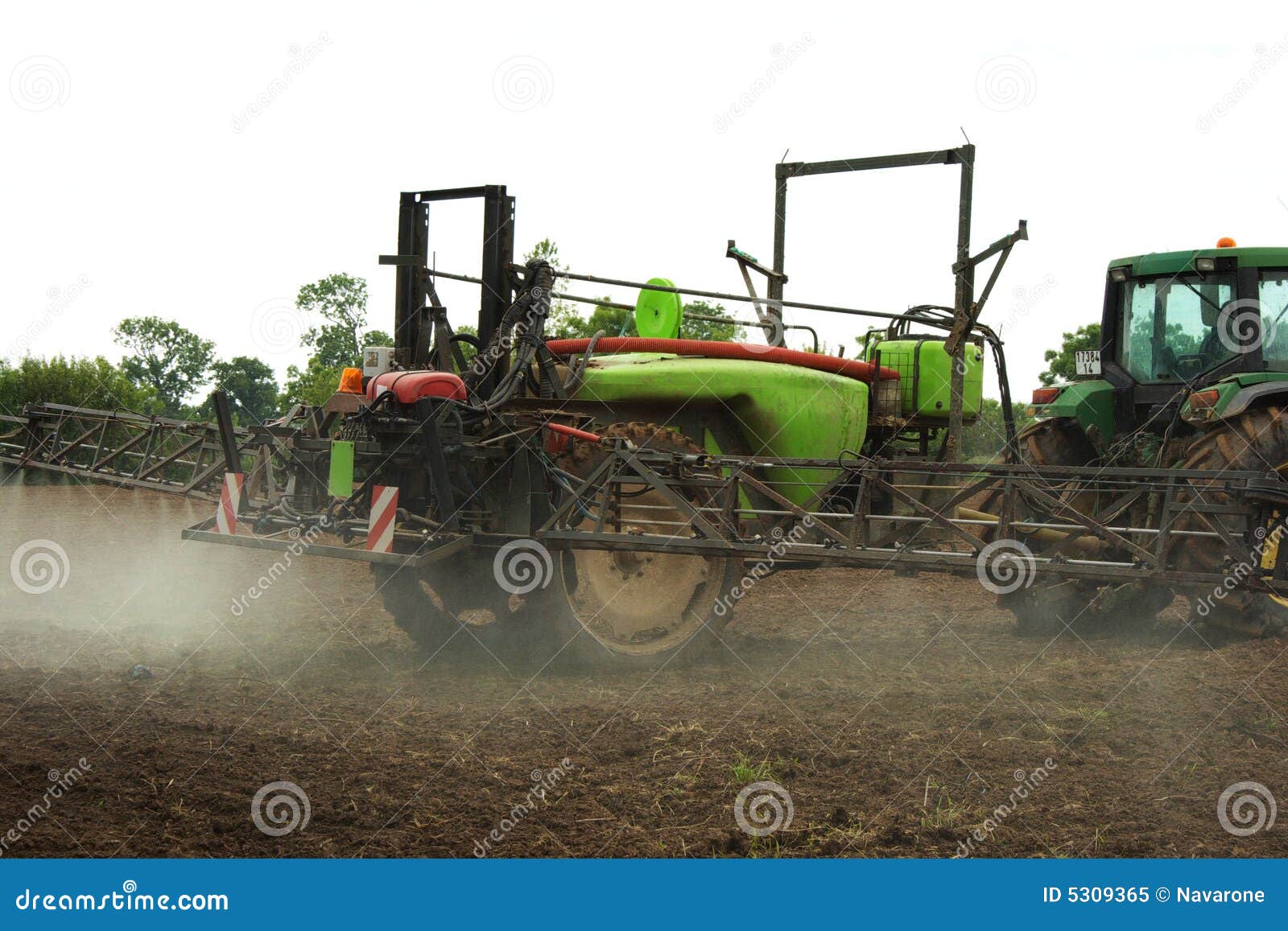 Farm Equipment at Work stock image. Image of distribute - 5309365