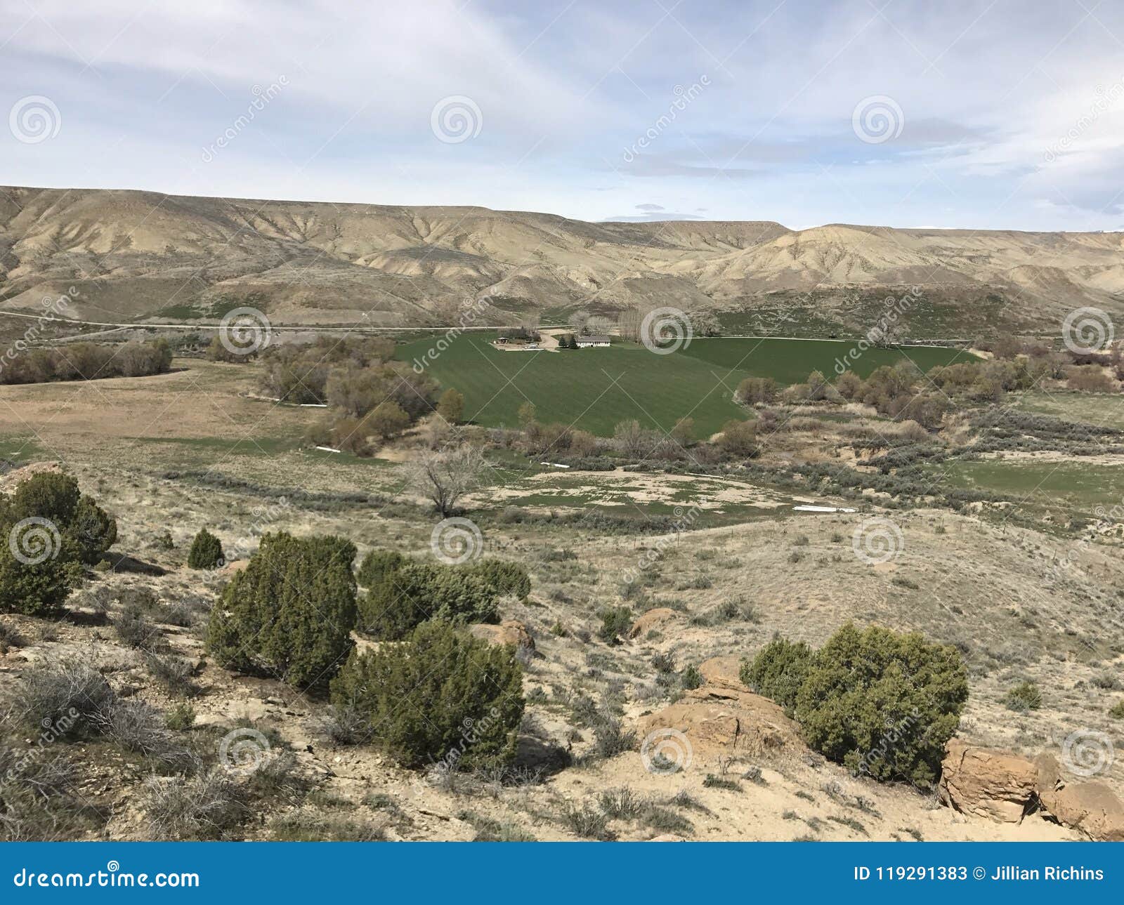 Farm stock image. Image of ranch, desert, sagebrush - 119291383