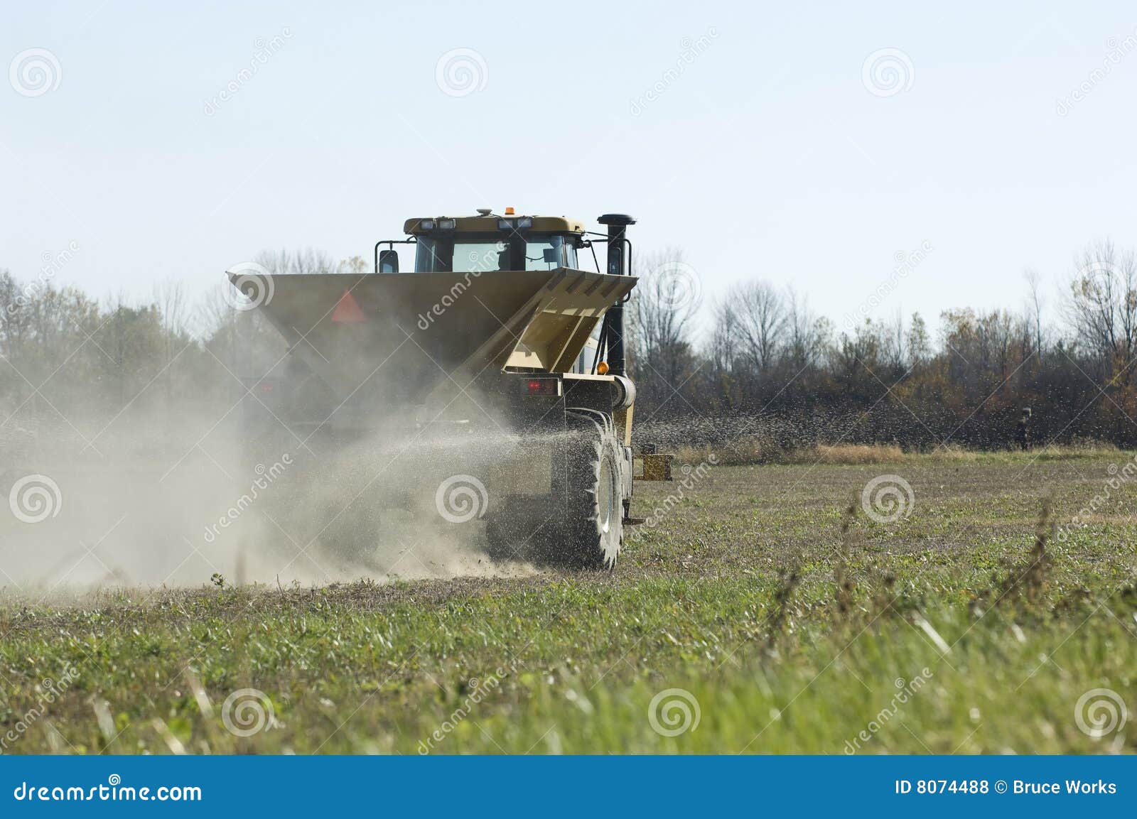 Farm Fertilizer Spreader stock photo. Image of farm, agricultural - 8074488