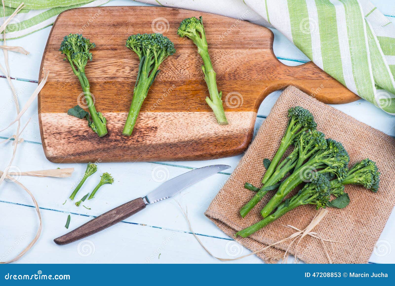 Farm fresh broccolini stock image. Image of broccoli - 47208853