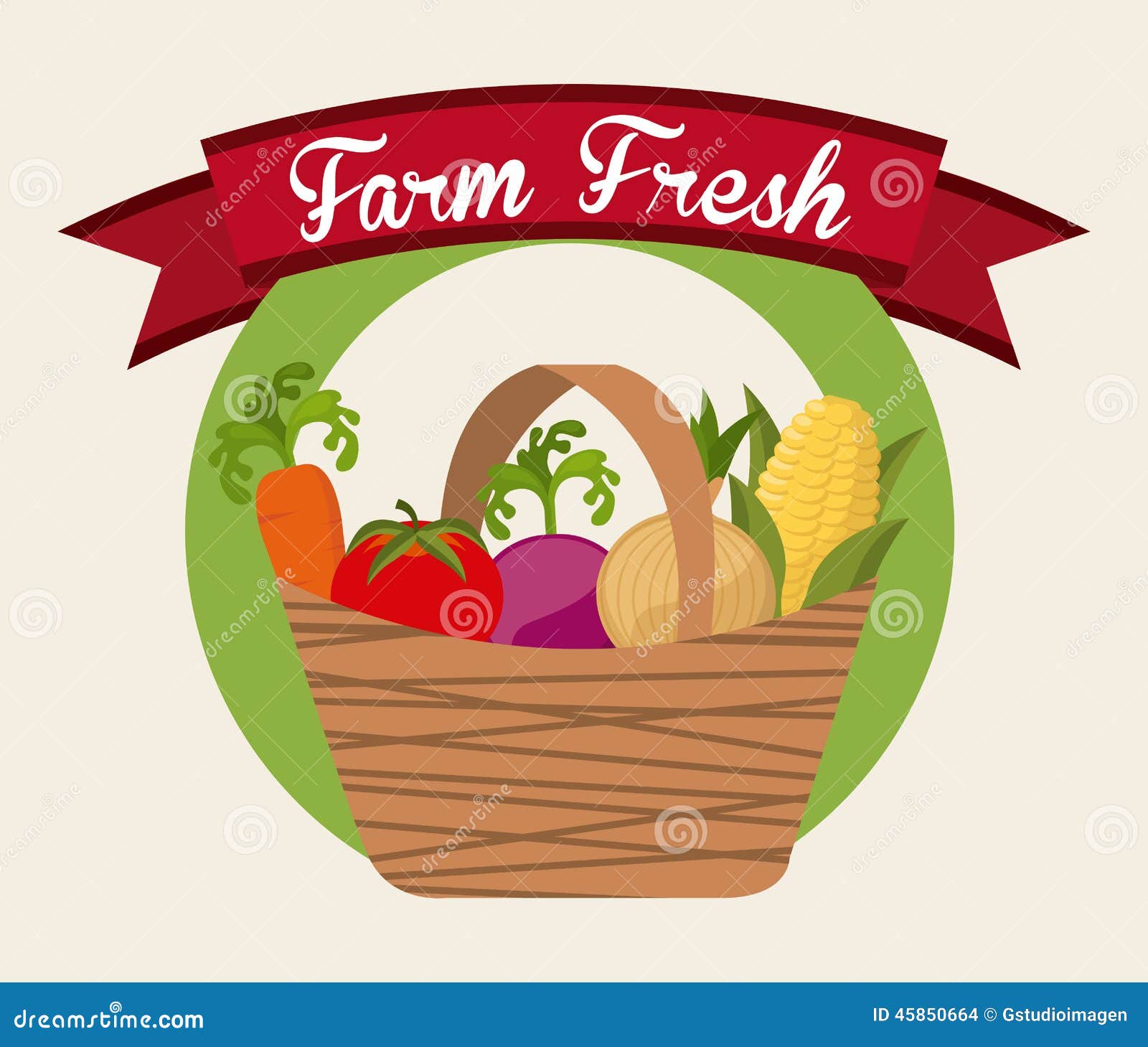 Farm fresh stock illustration. Illustration of farm, farming - 45850664