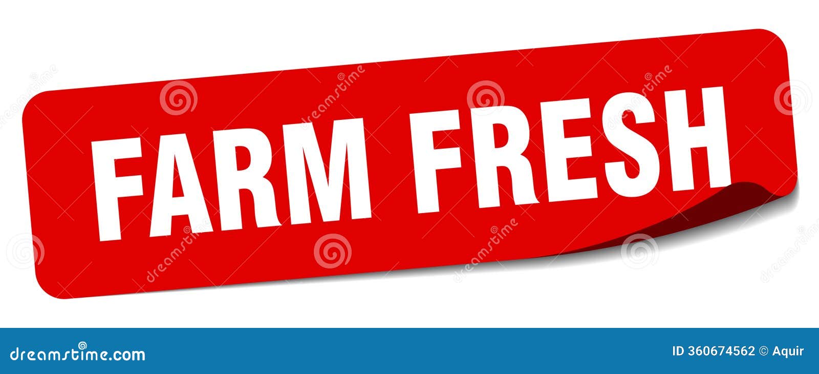Farm Fresh Sticker. Farm Fresh Label Stock Vector - Illustration of ...