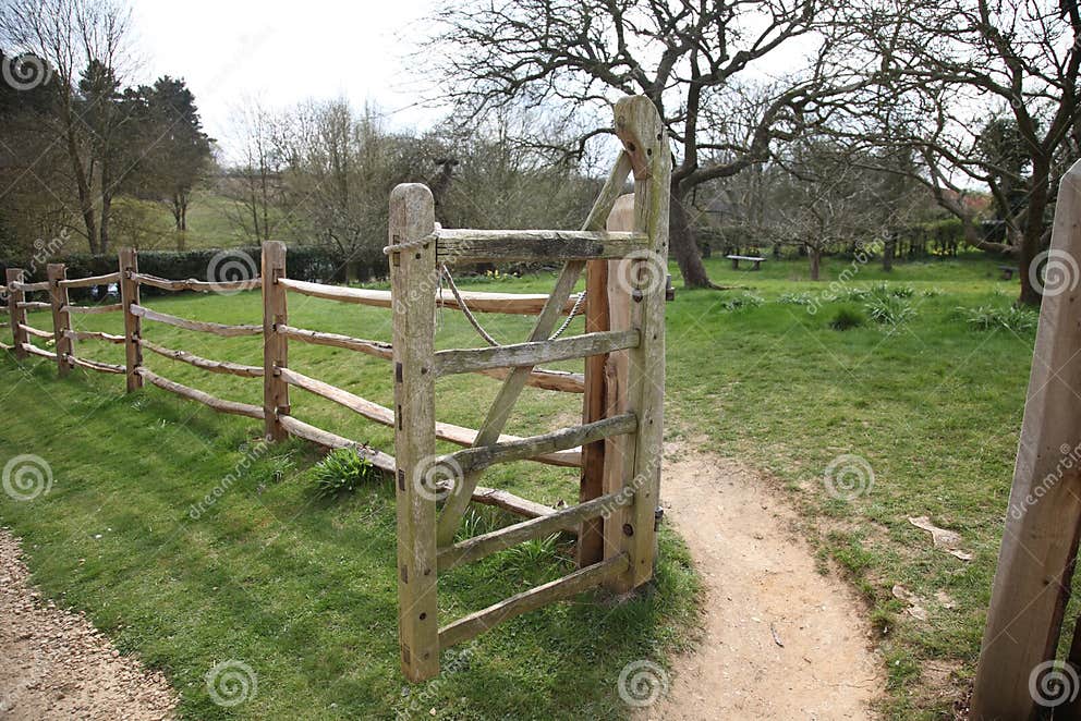 Farm Gate stock image. Image of scenic, scenery, tradition - 14120367