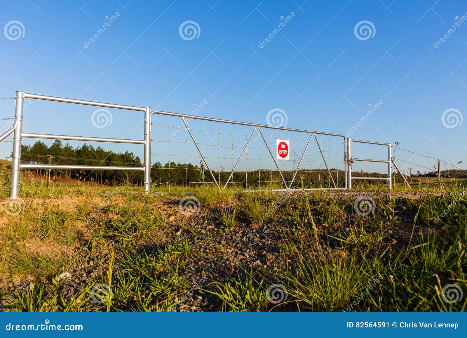 Farm Gate Mountains stock image. Image of farm, forestry - 82564591