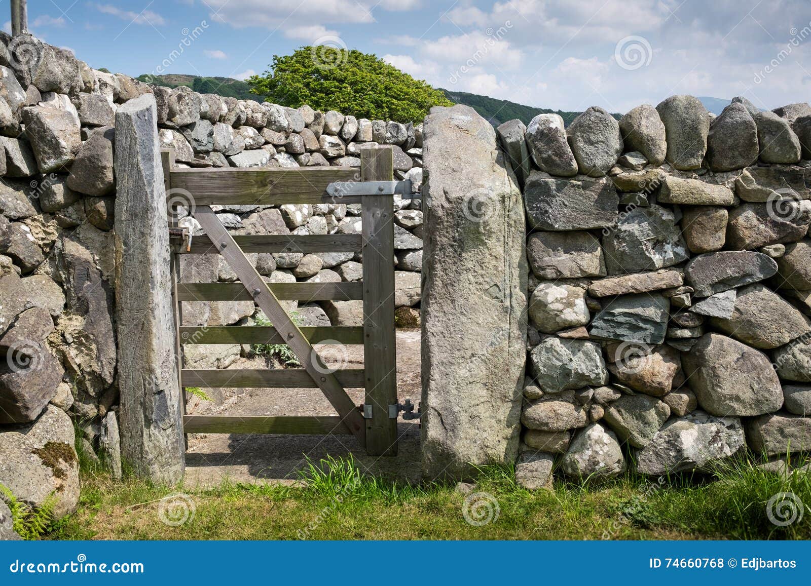 Farm Gate stock photo. Image of protection, gate, boundary - 74660768