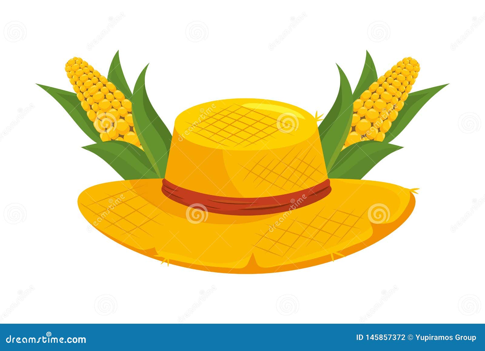 Farm hat cartoon stock vector. Illustration of organic - 145857372