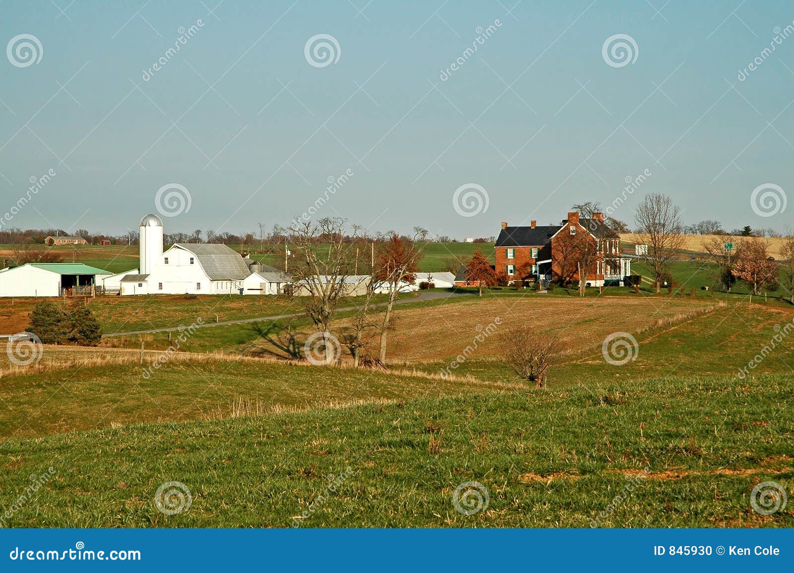 Farm Homestead stock photo. Image of grass, buildings, house - 845930