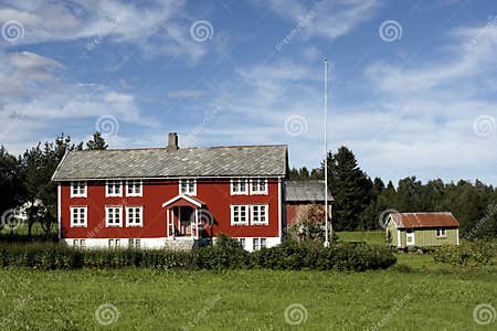 Farm House stock photo. Image of green, field, home, farming - 1357284