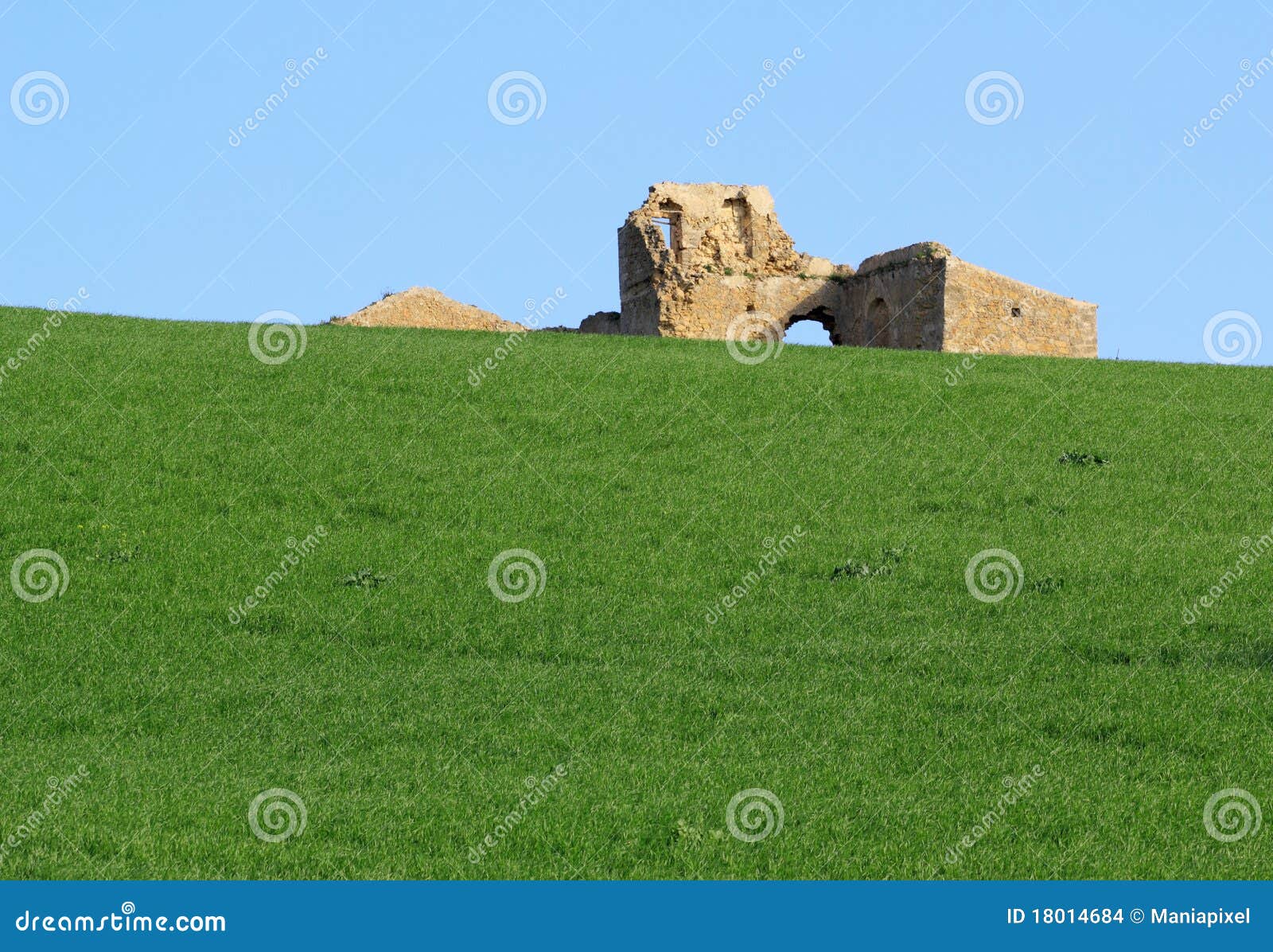 Farm house destroyed stock photo. Image of destroyed - 18014684