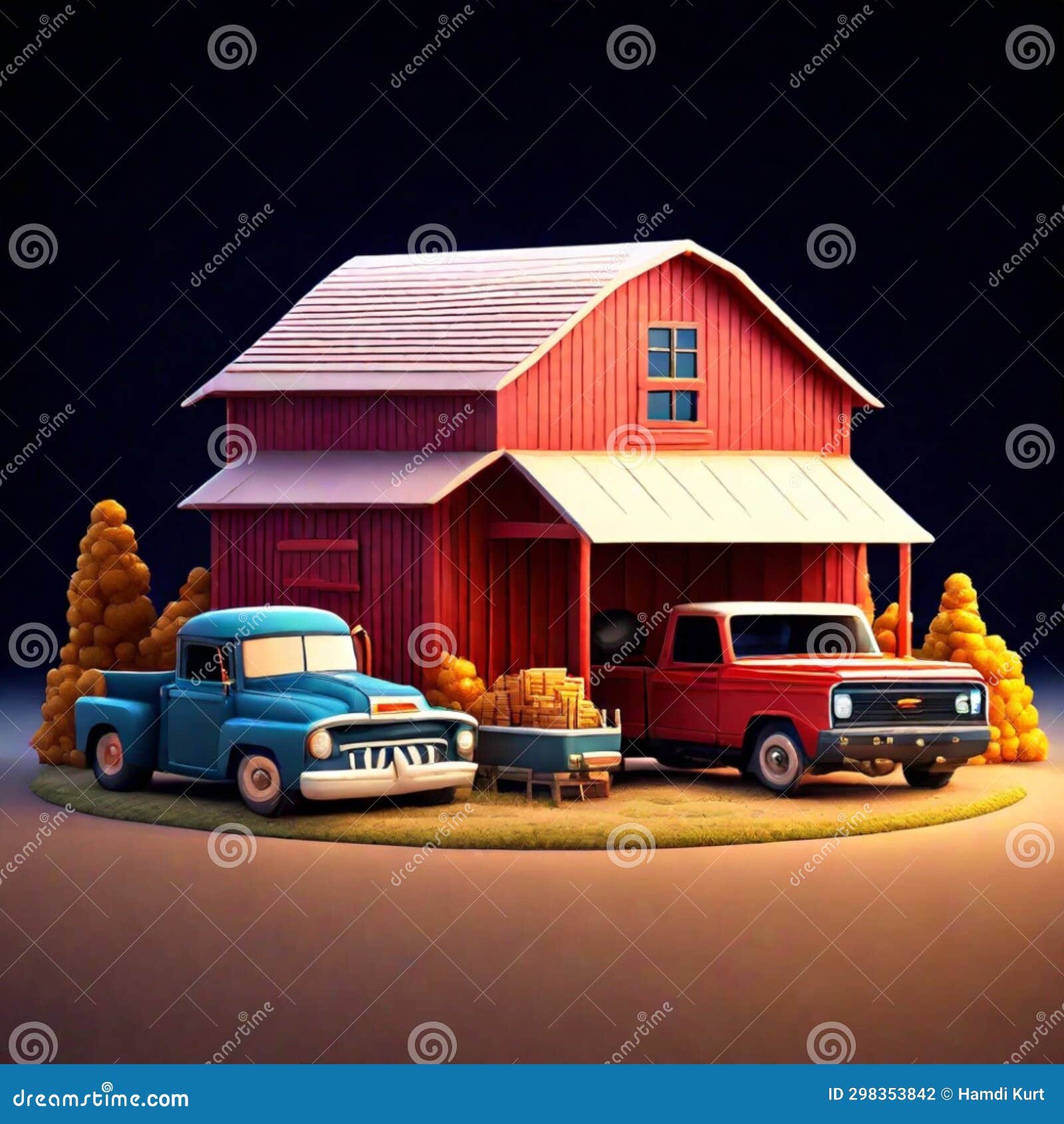 Farm House Stock Photography | CartoonDealer.com #298353842