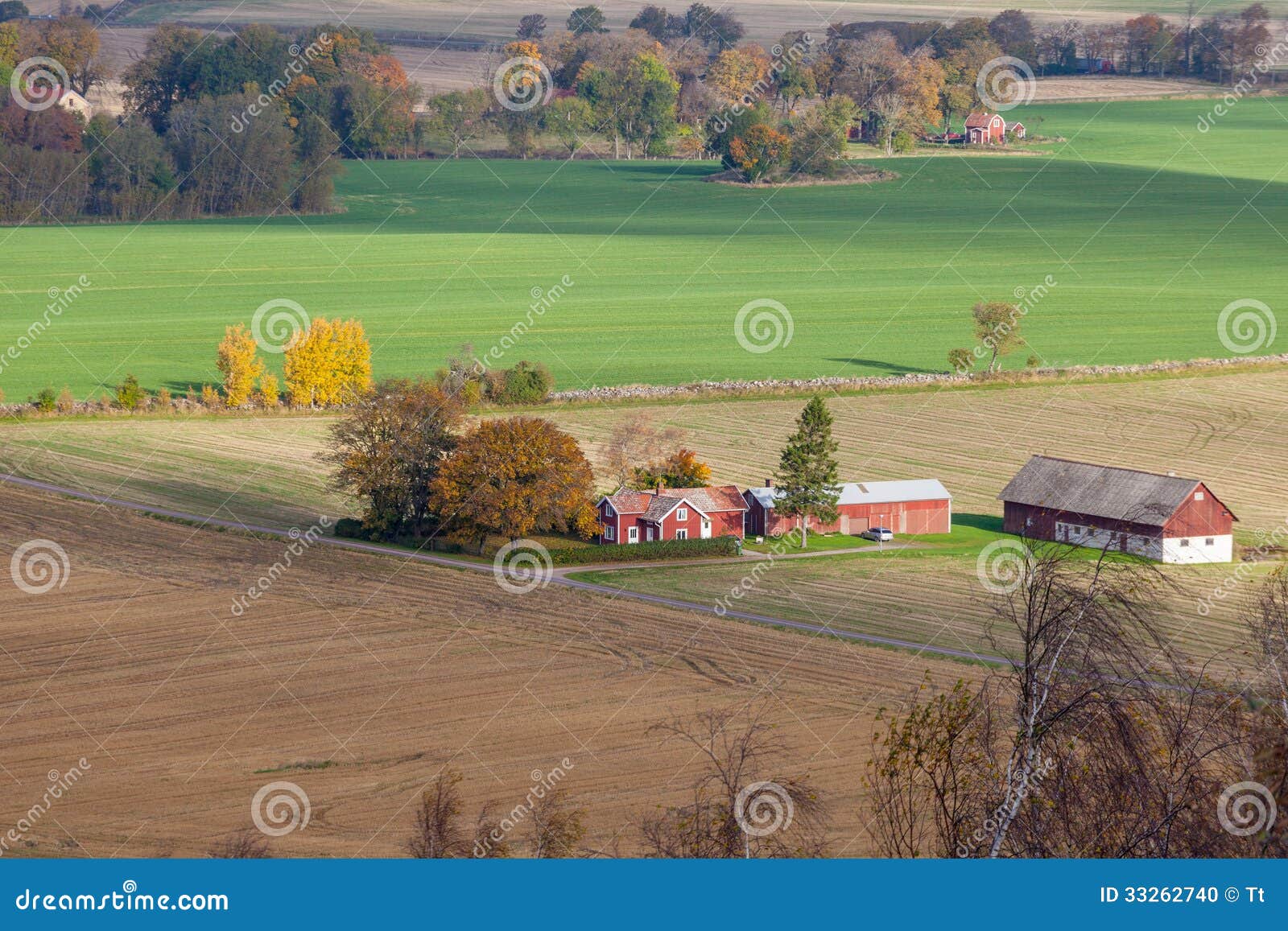 Farm stock photo. Image of nature, cultivated, buildings - 33262740