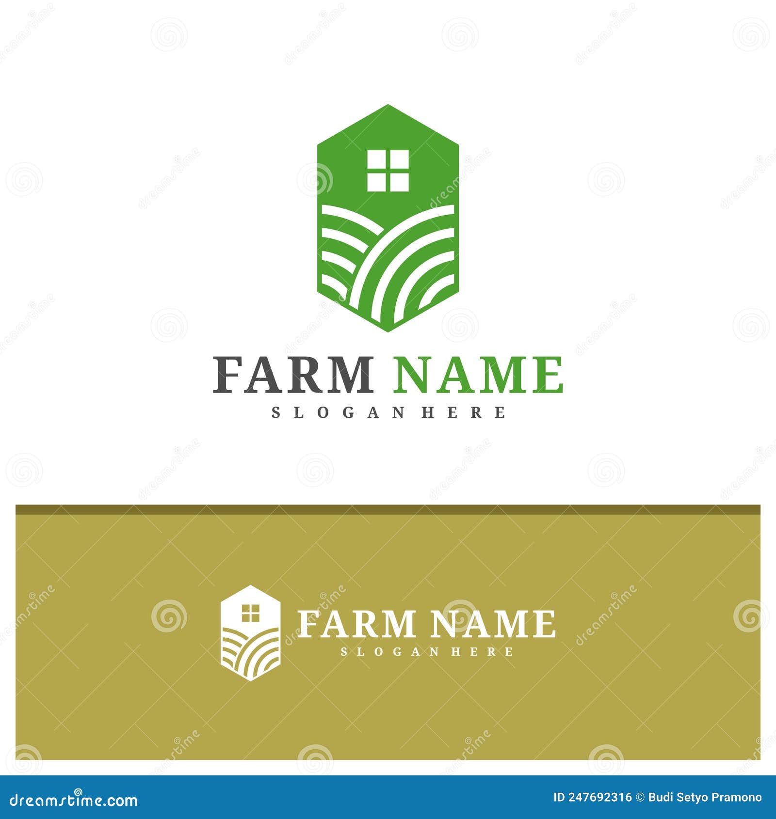 Farm House Logo Design Vector, Creative Farm Logo Concepts Template ...