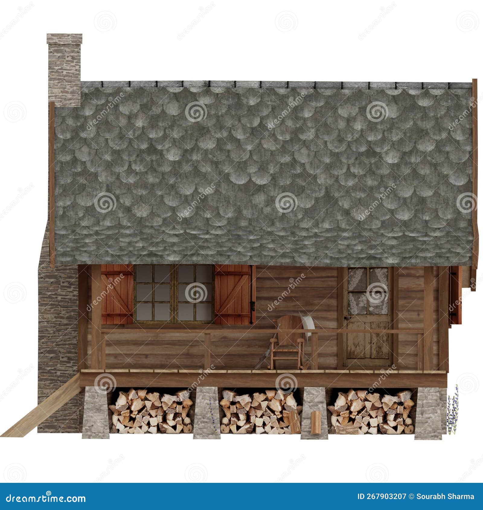 Farm House Side View Png Image Stock Image - Image of view, side: 267903207