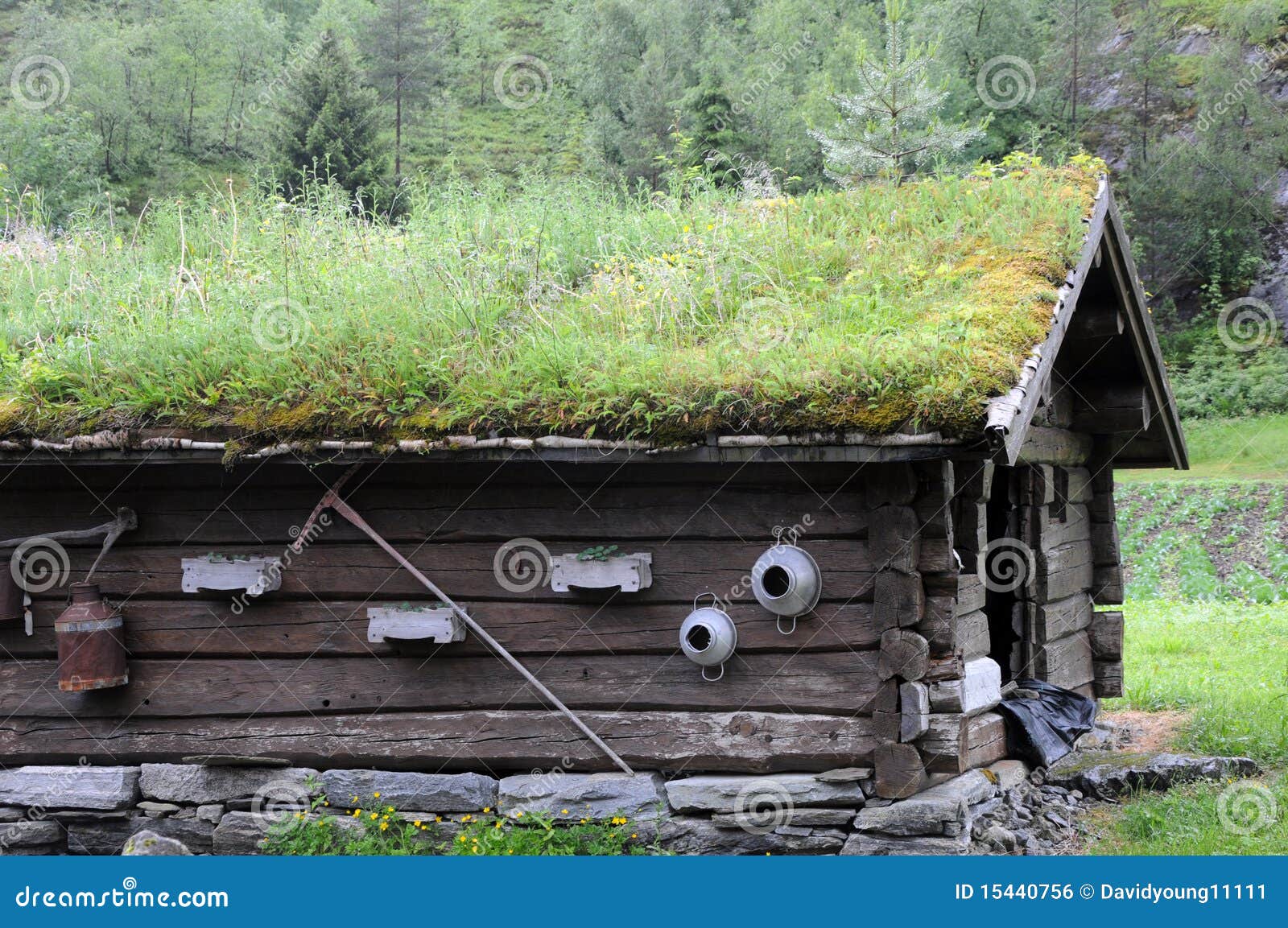 Farm hut near Loen stock photo. Image of agriculture - 15440756