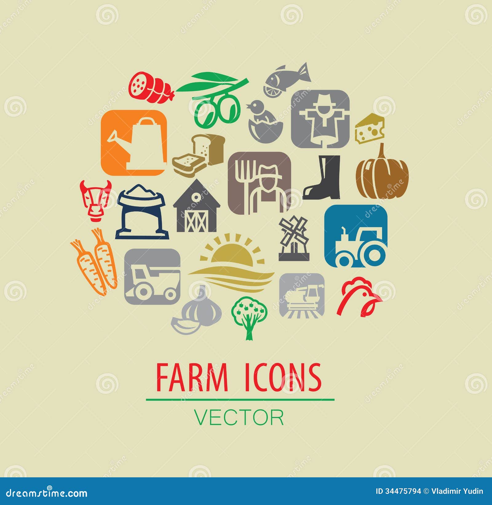Farm Map Pin Icon Set. Farm Land Location Pin Map Marker Icons Set ...
