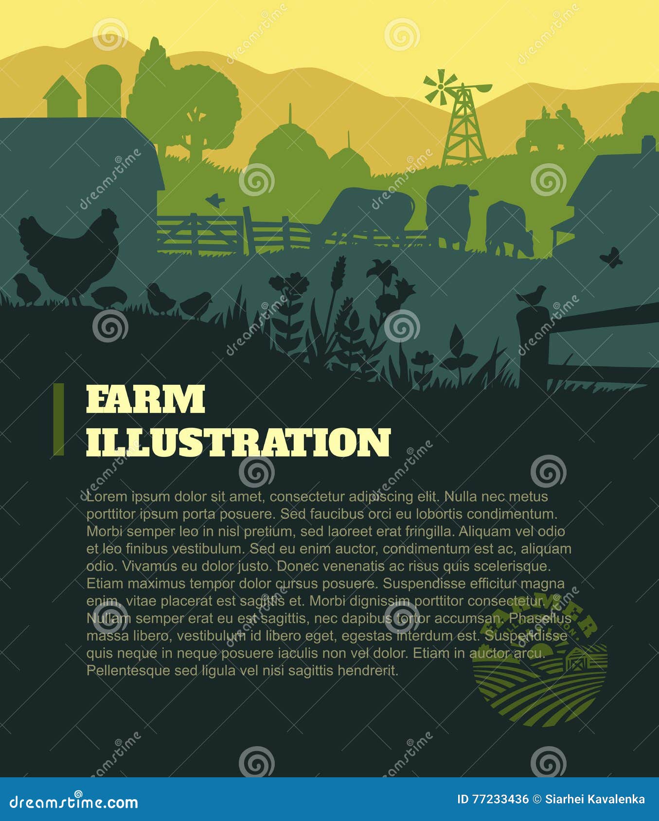 Flat Farm In Village Set Sprites And Tile Sets. Instruments, Flowers ...