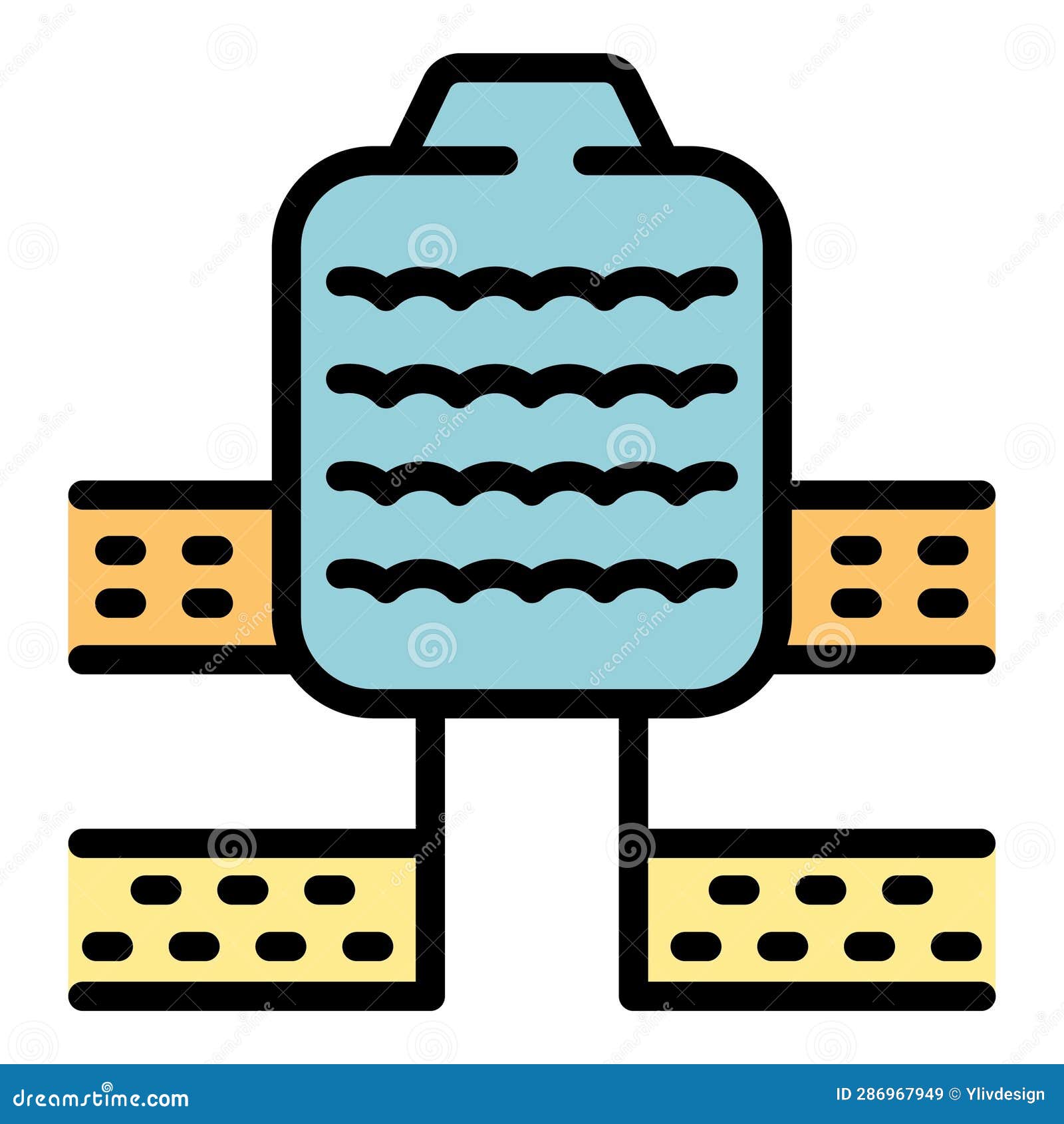 Farm Irrigation System Icon Vector Flat Stock Illustration ...