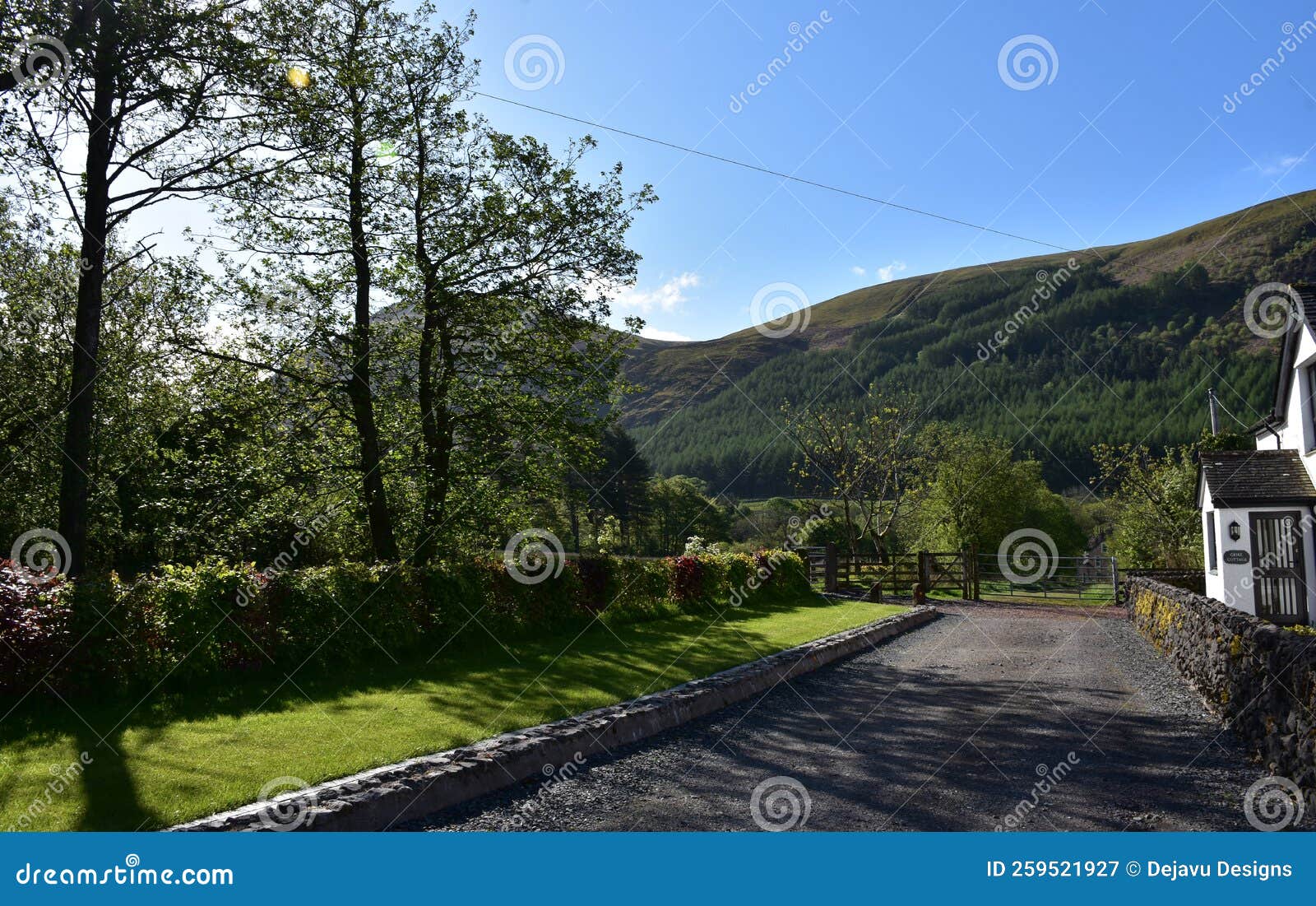 Farm in the Lakes District of Ennerdale Stock Image - Image of grass ...