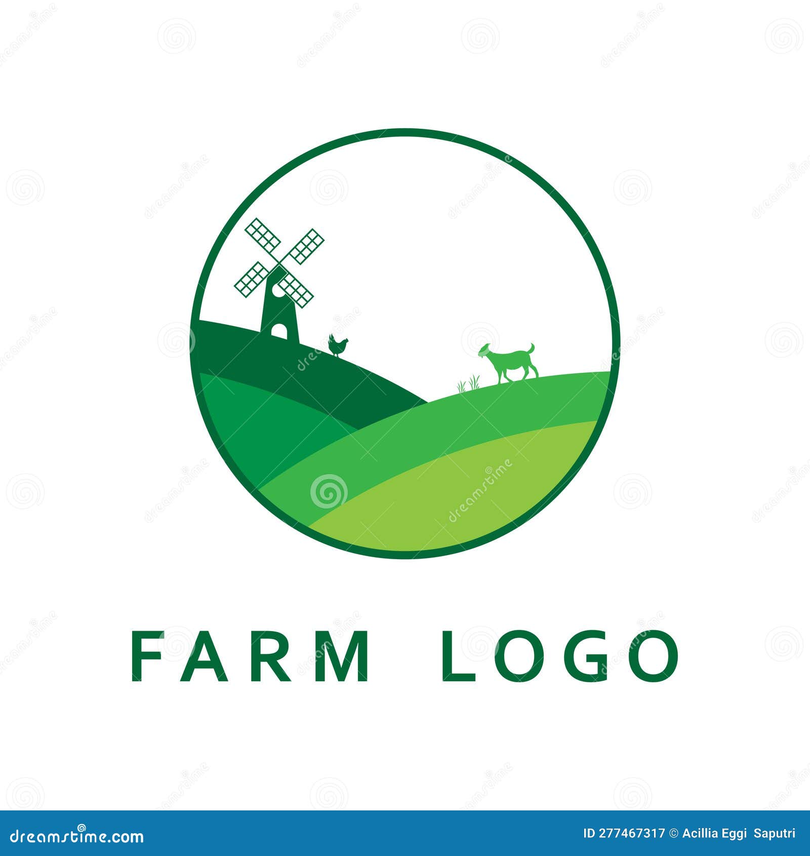Farm Logo, Agriculture Logo Vector Stock Vector - Illustration of ...