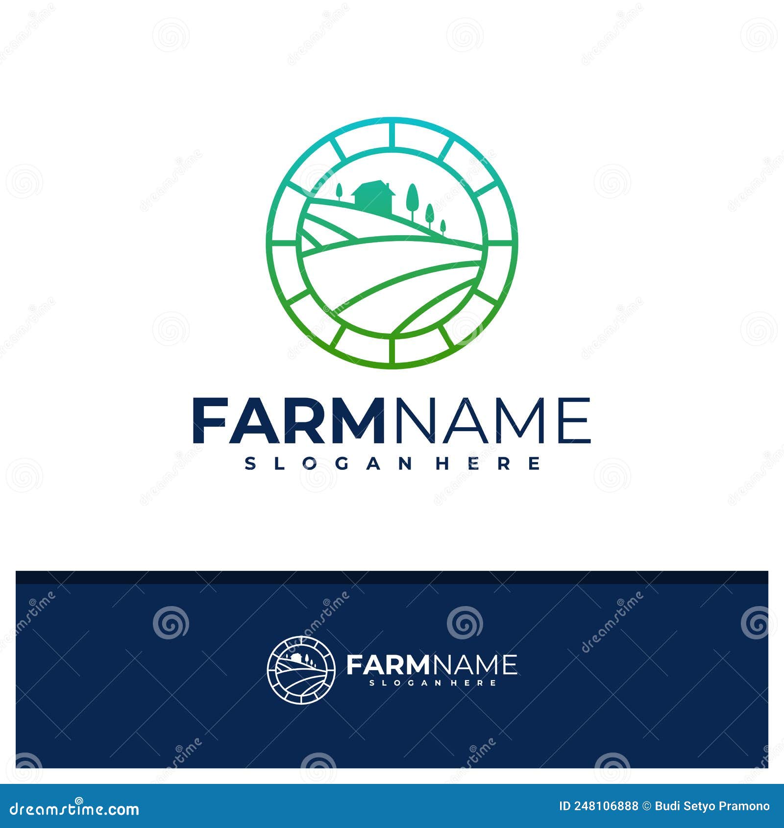Farm Logo Design Vector, Creative Farm Logo Concepts Template ...